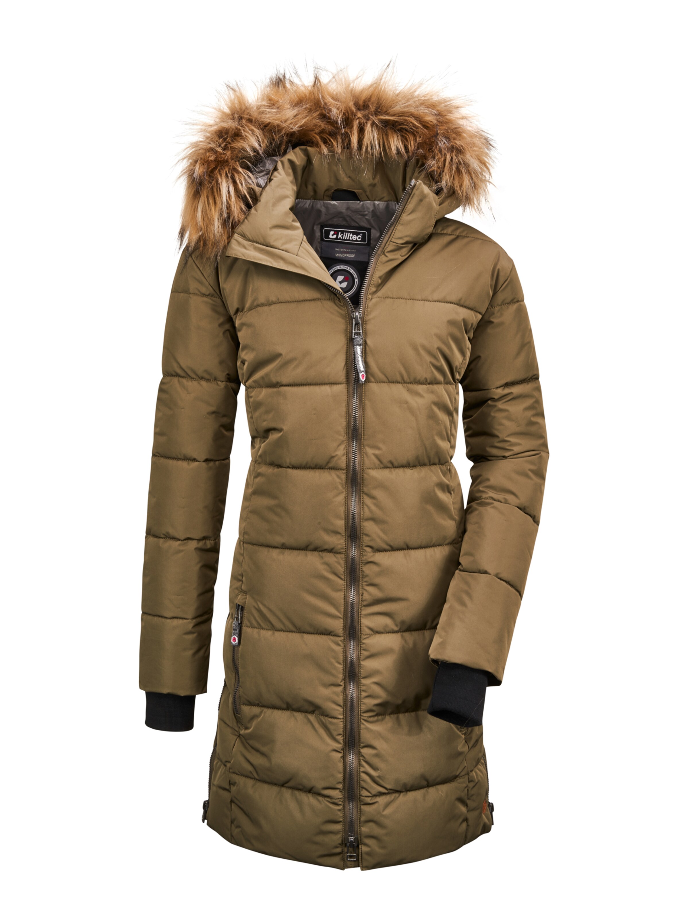 KILLTEC Mantel 'Bantry' in Gold | ABOUT YOU