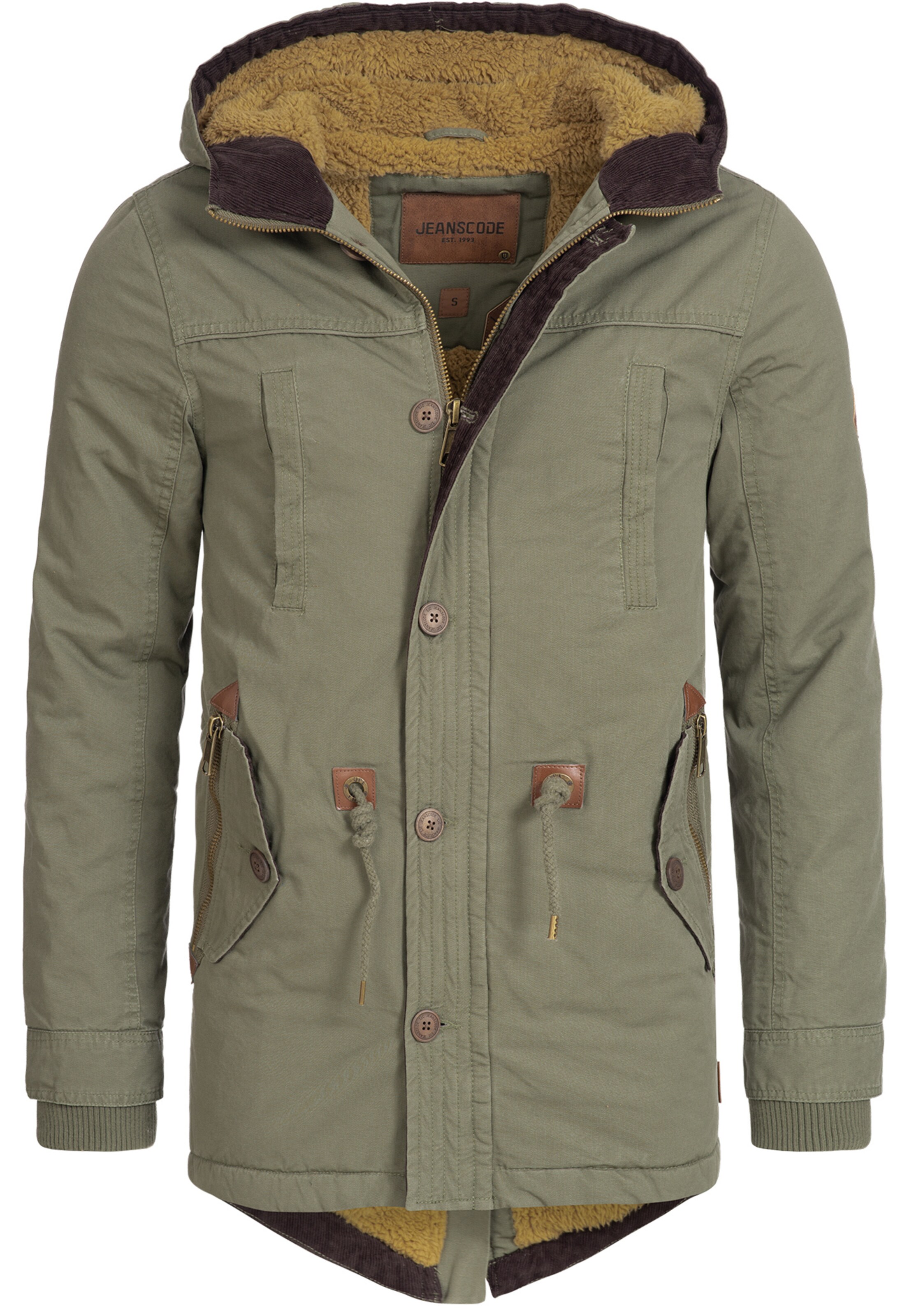 INDICODE JEANS Parka 'Barge' in Khaki | ABOUT YOU