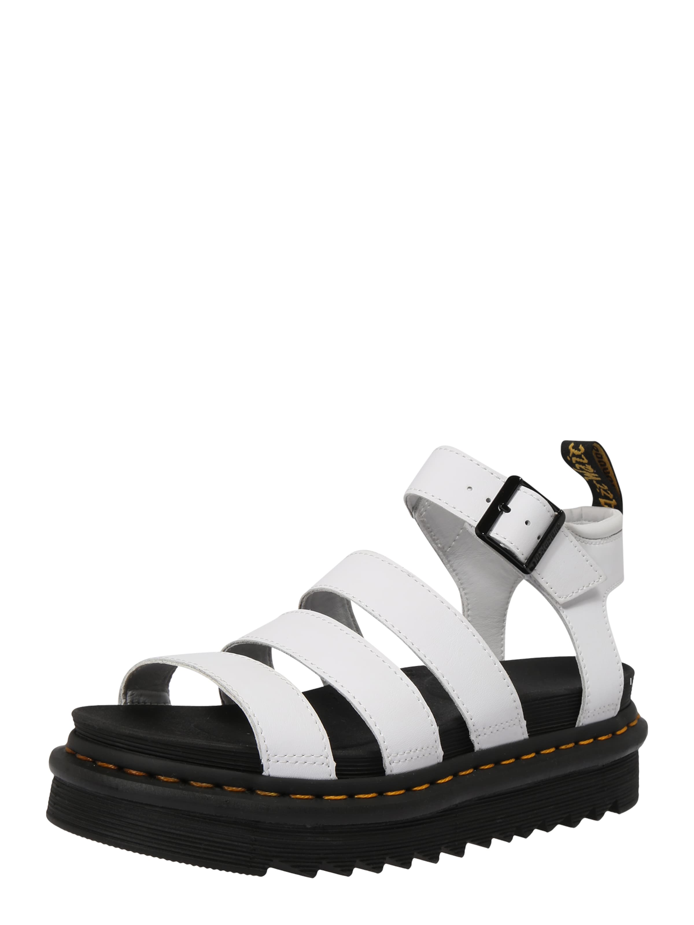 Balta Dr. Martens Basutės su dirželiais 'Blaire' | ABOUT YOU