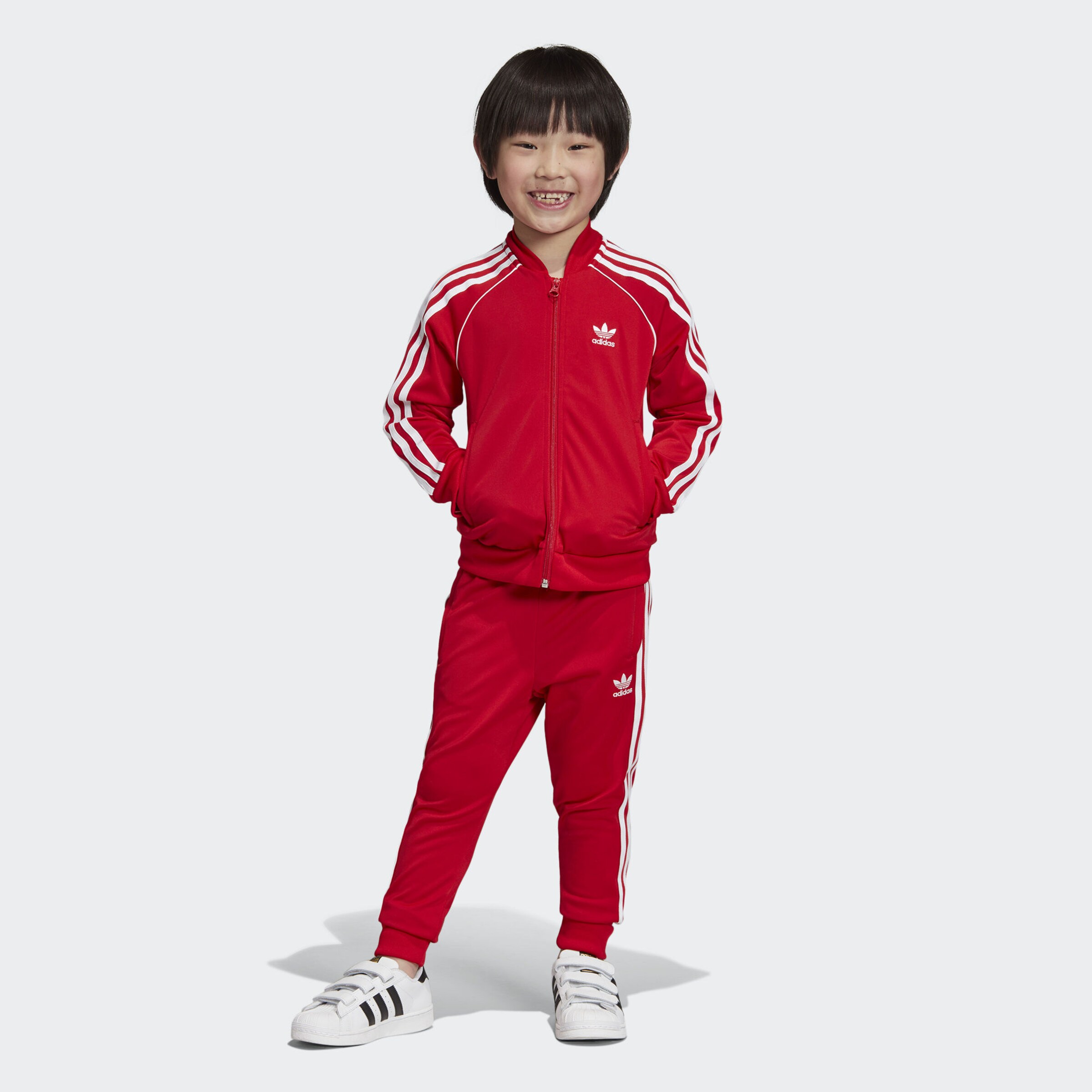 ADIDAS ORIGINALS Trening pe roșu / alb | ABOUT YOU