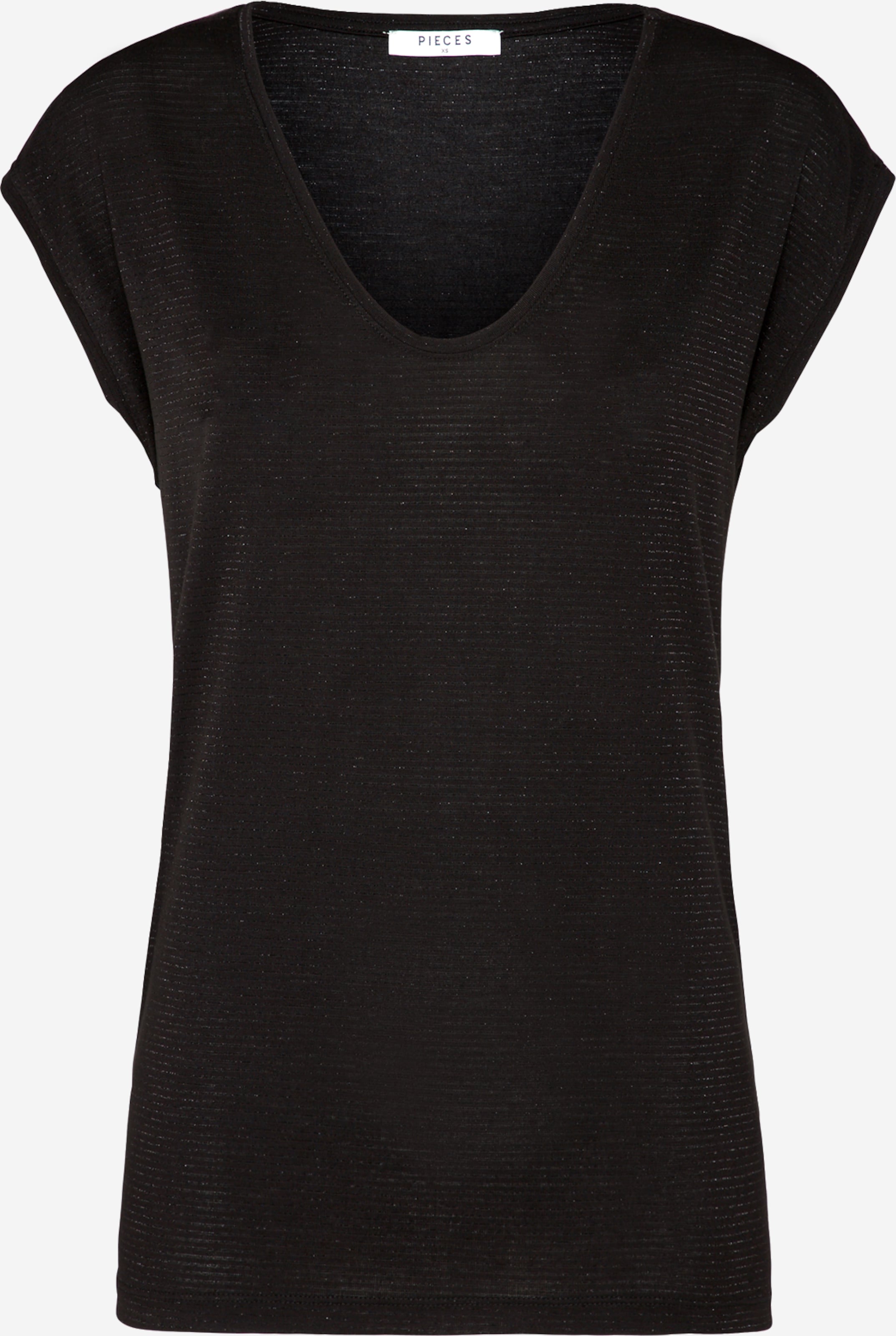 PIECES T-Shirt 'Billo' in Schwarz | ABOUT YOU