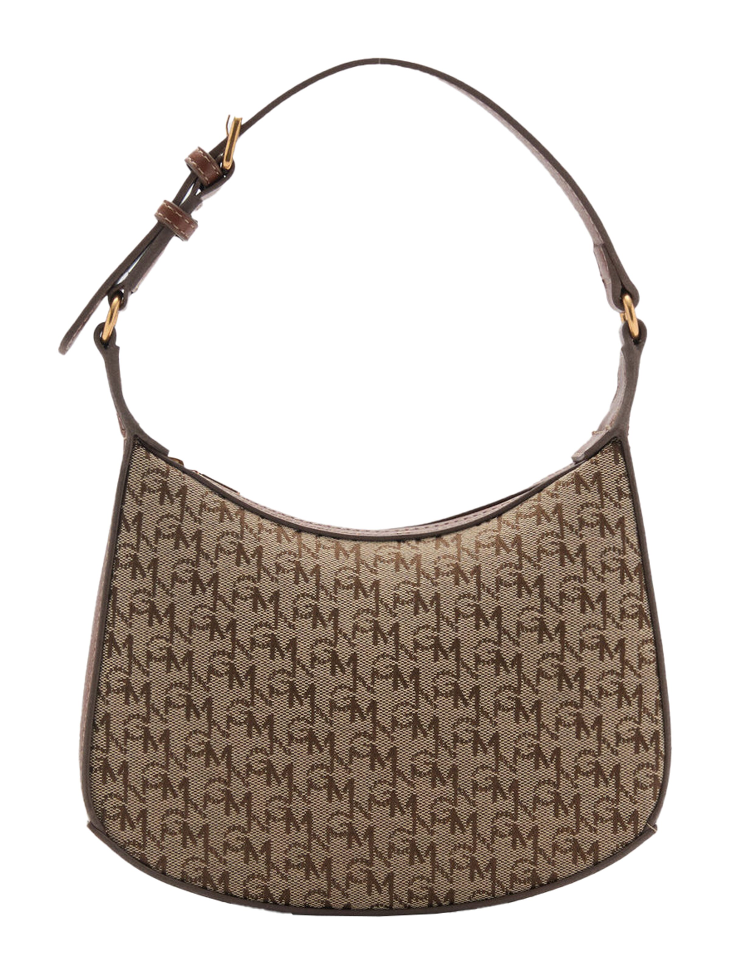 MANGO Torba za na rame 'MARCO' | Cappuccino, Tamno Smeđa boja | ABOUT YOU