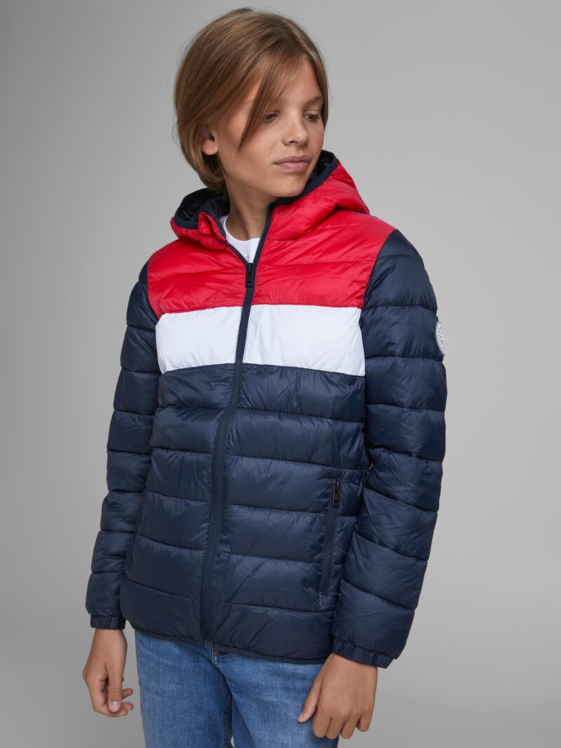 Jack & Jones Junior Jacke in navy / rot / weiß | ABOUT YOU