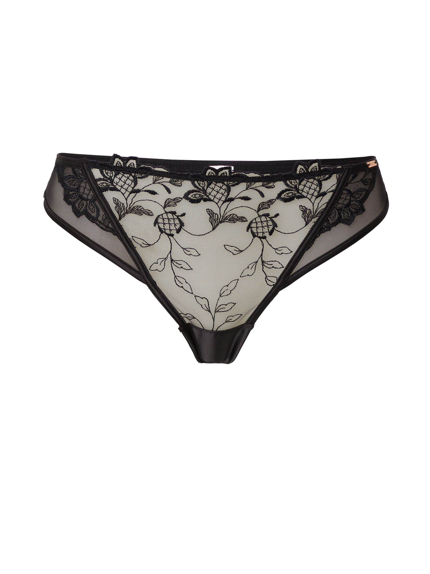 Hunkemöller Stringid 'Inga' Must | ABOUT YOU