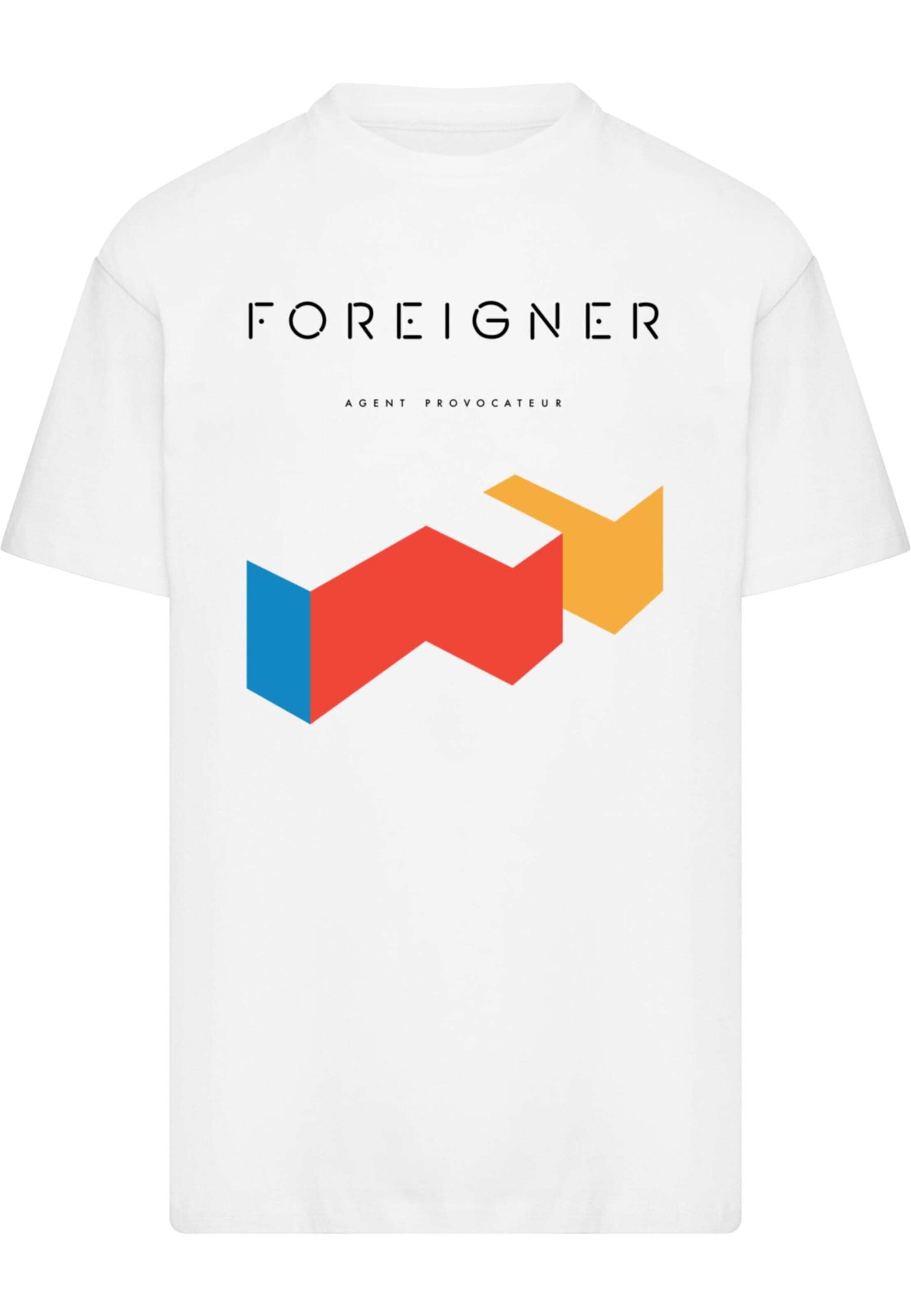 Merchcode T-Shirt 'Foreigner Rock Band - Agent Provocateur Heavy' in ...