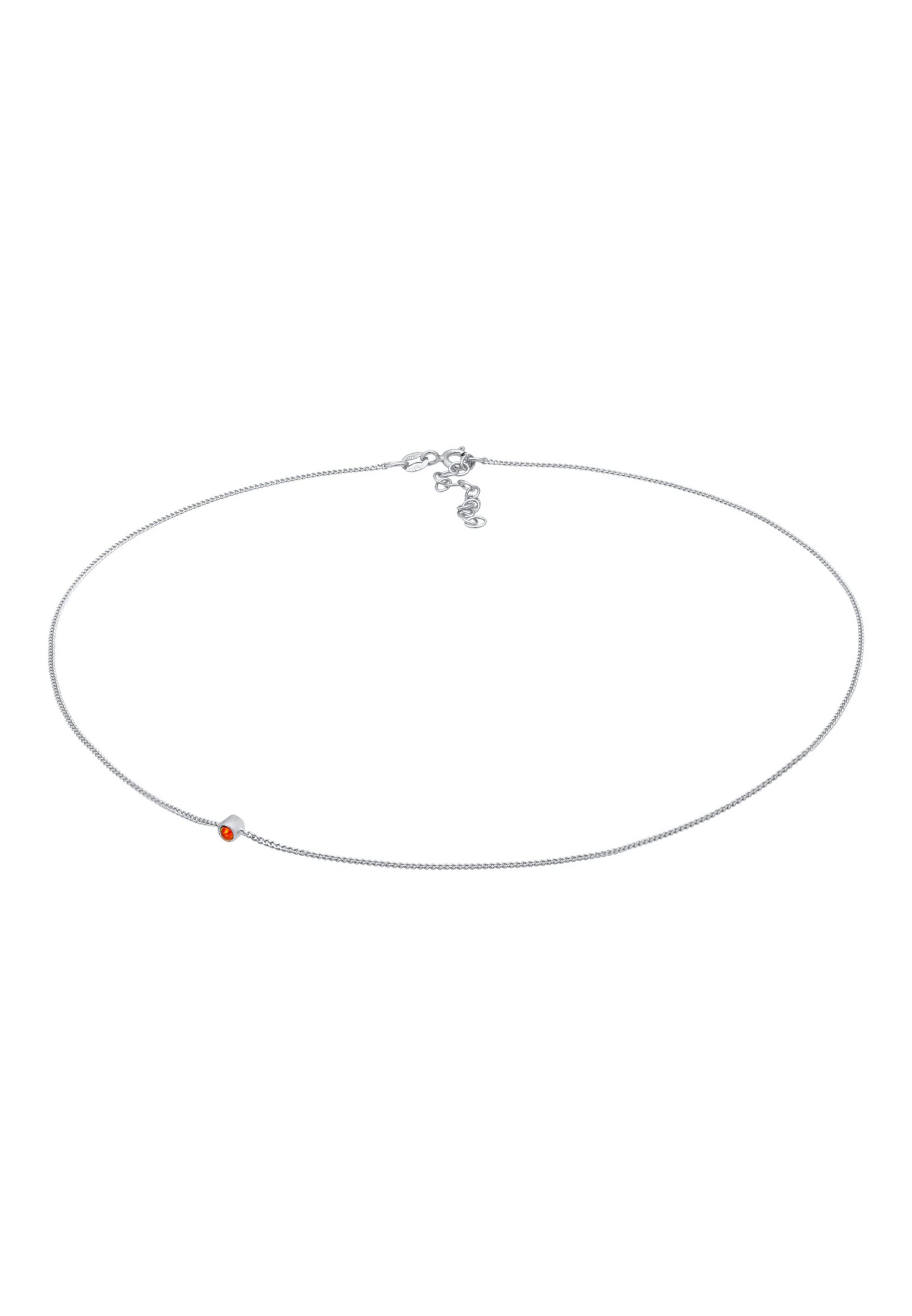 ELLI Halskette Choker Opal in Silber ABOUT YOU