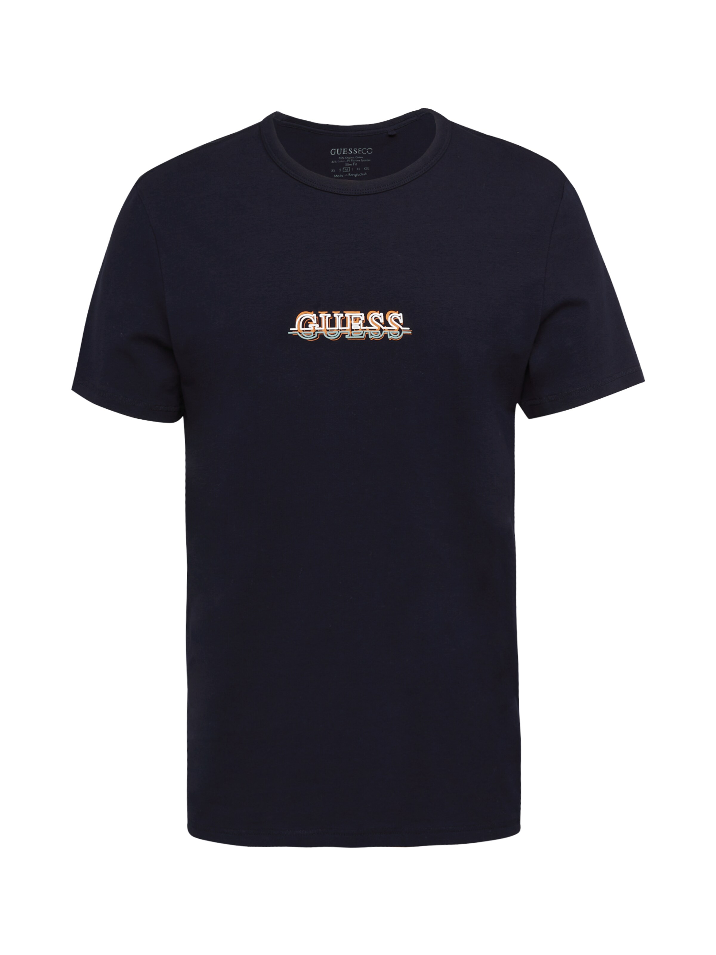 GUESS T-Shirt 'MAKSIM' in Dunkelblau | ABOUT YOU