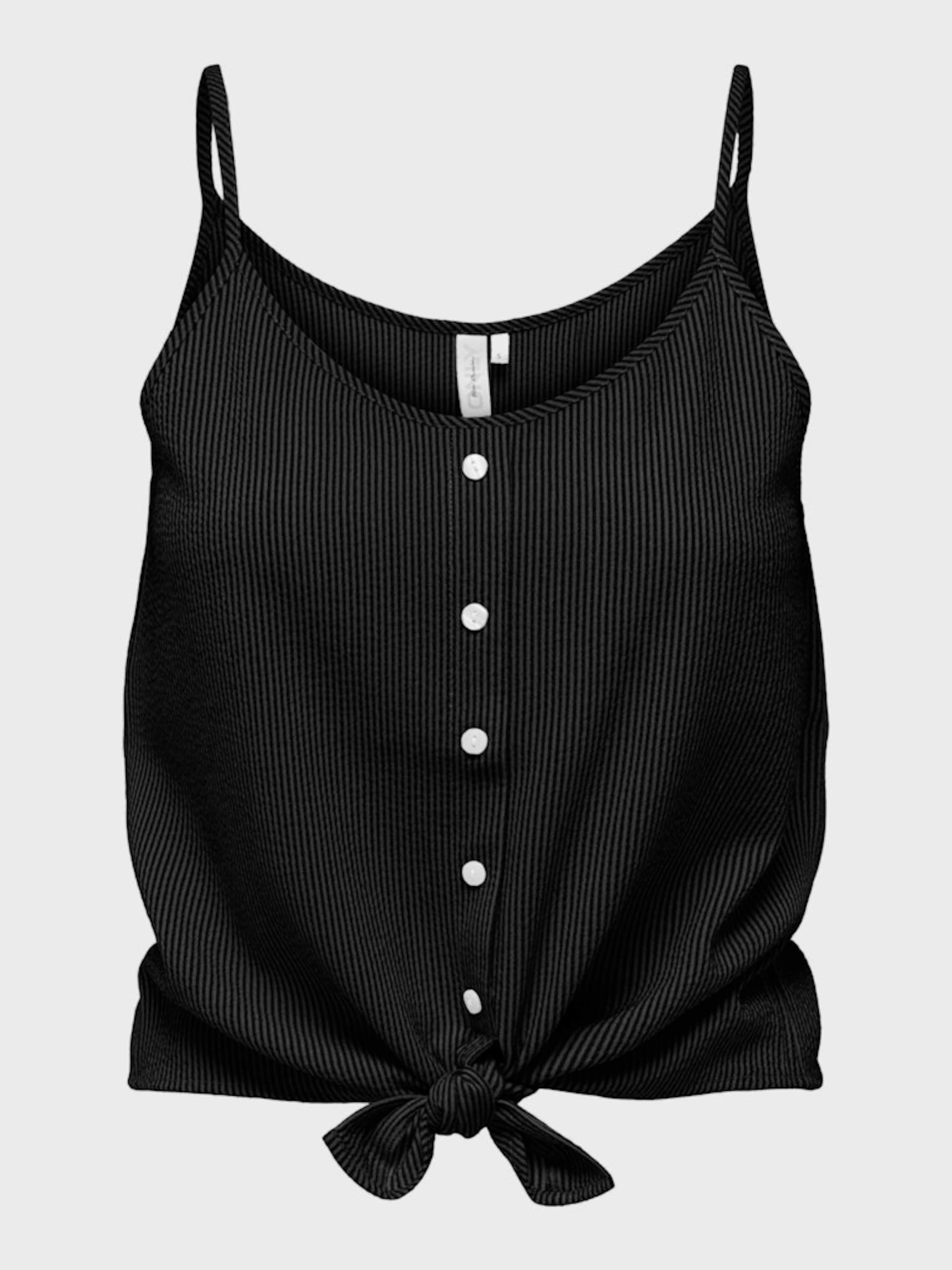 ONLY Top 'ONLLECEY' in Zwart | ABOUT YOU
