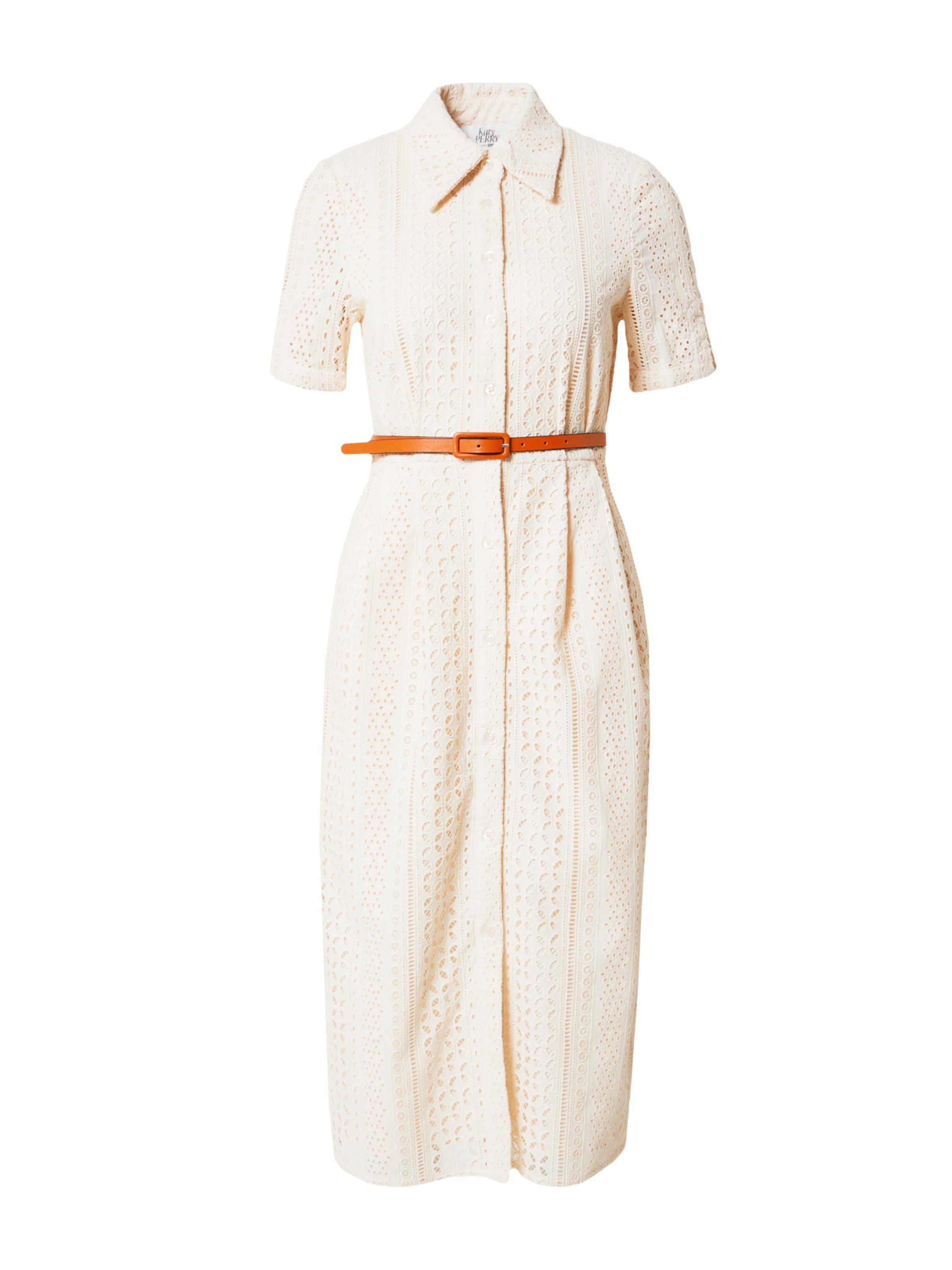 Katy Perry exclusive for ABOUT YOU Shirt Dress 'Fleur' in Beige | ABOUT YOU