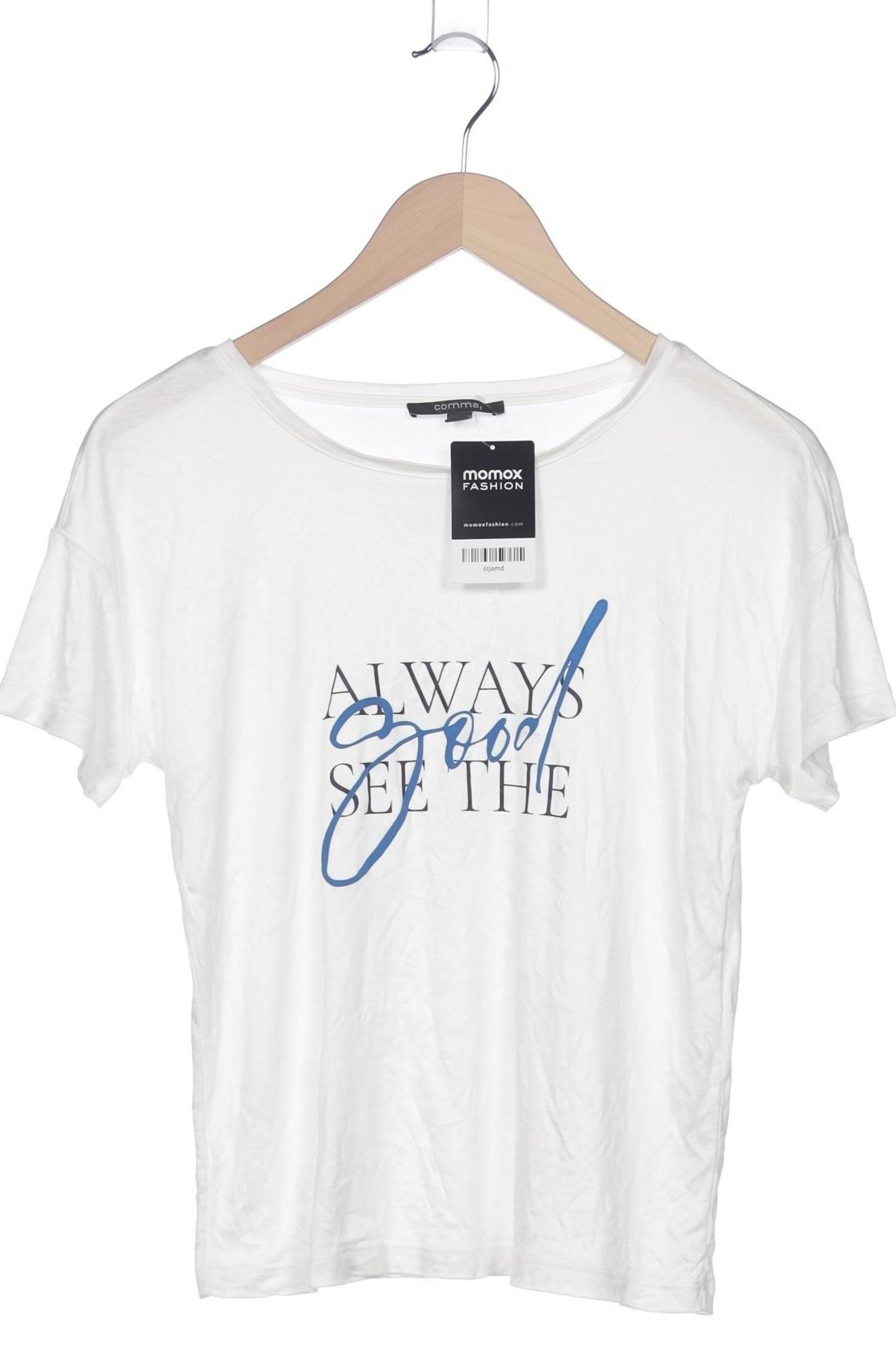 COMMA T-Shirt S in Weiß | ABOUT YOU