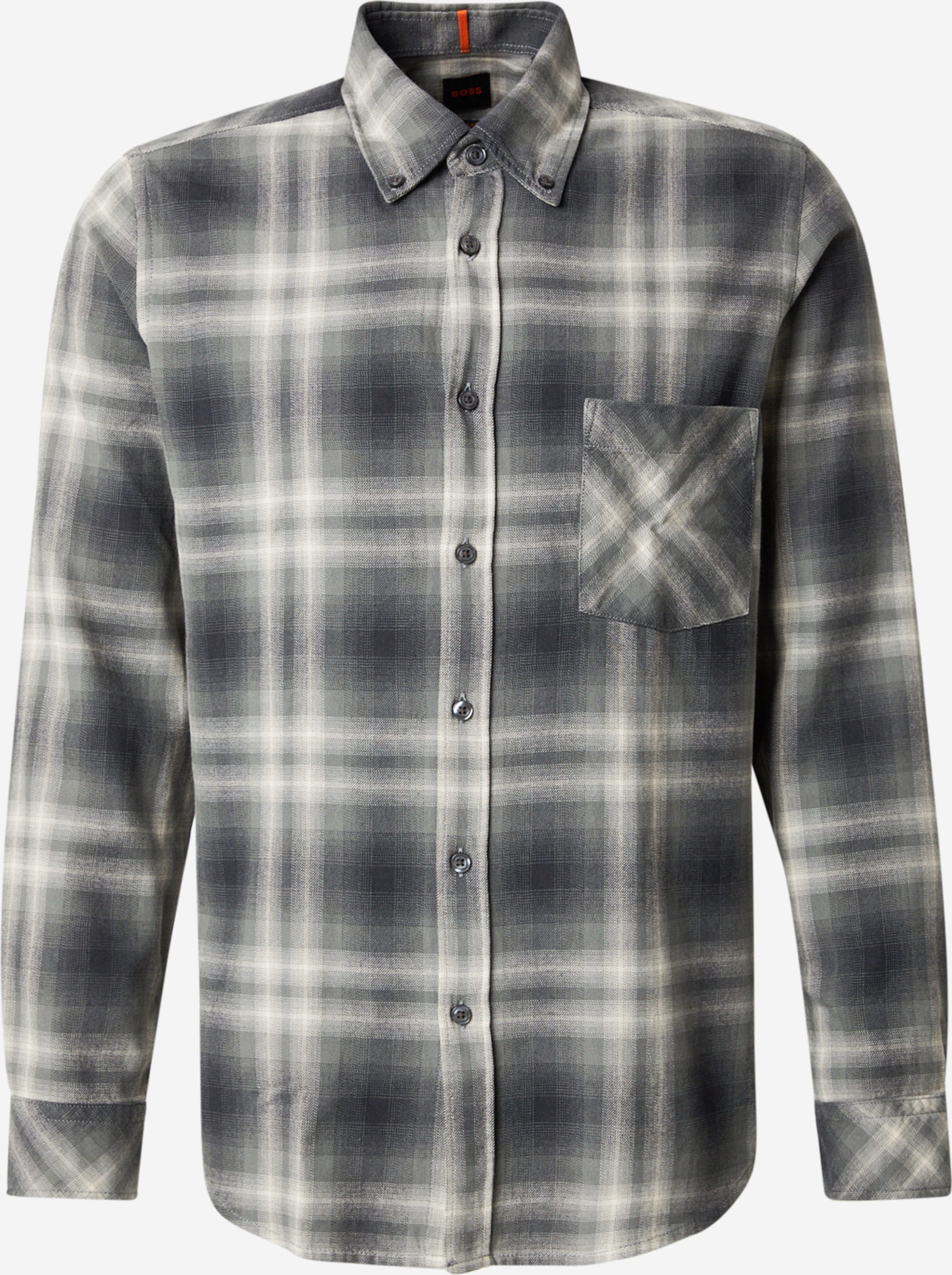 Pilka BOSS Standartinis modelis Marškiniai 'Rickert' | ABOUT YOU