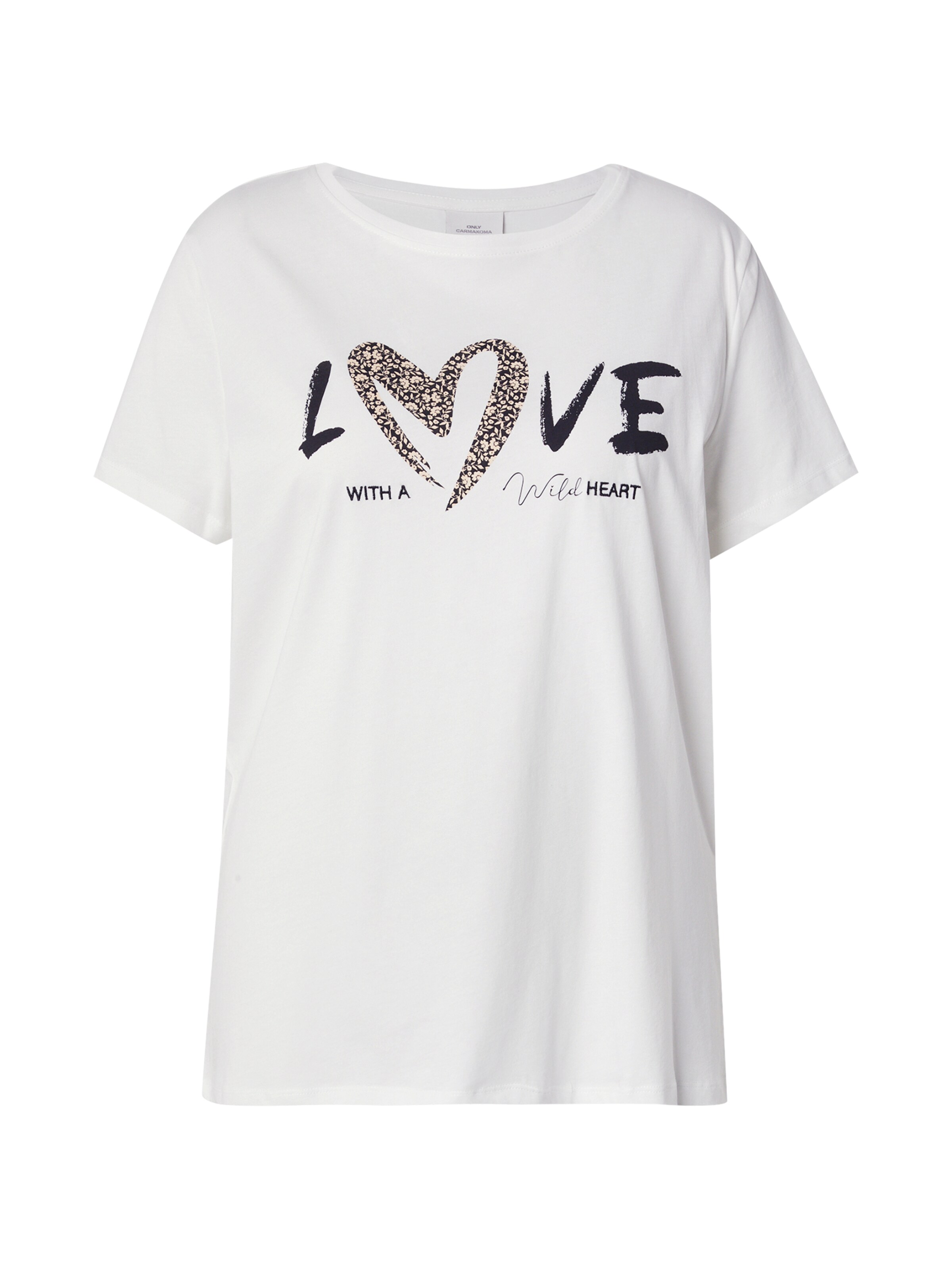 ONLY Carmakoma Tričko 'CARFREA' (Bílá) | ABOUT YOU