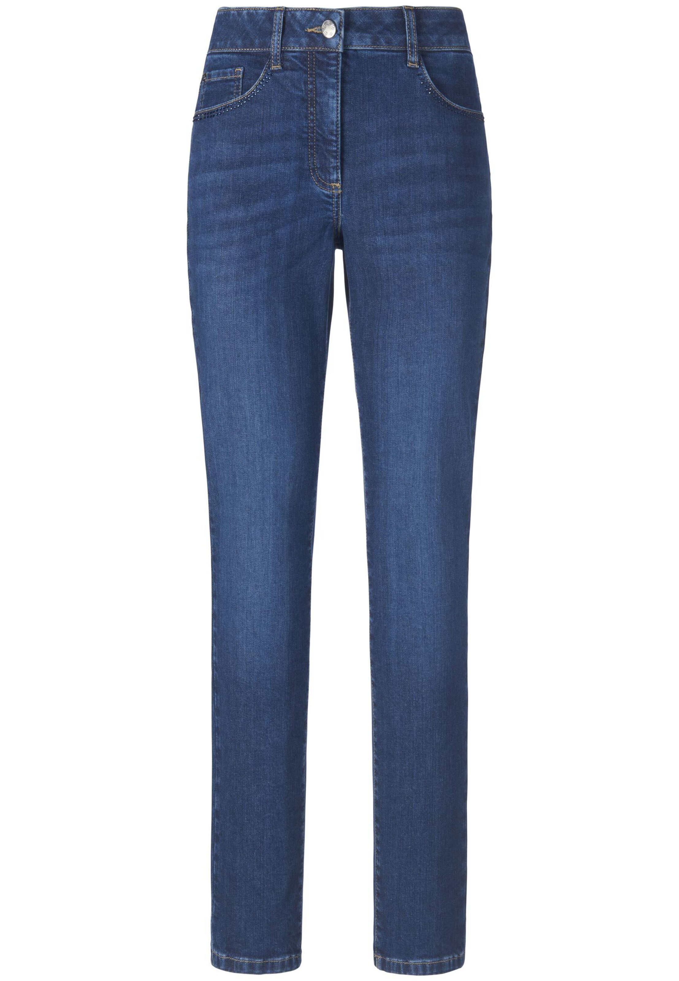 Basler Slimfit Jeans 'Julienne' in Blue Denim | ABOUT YOU
