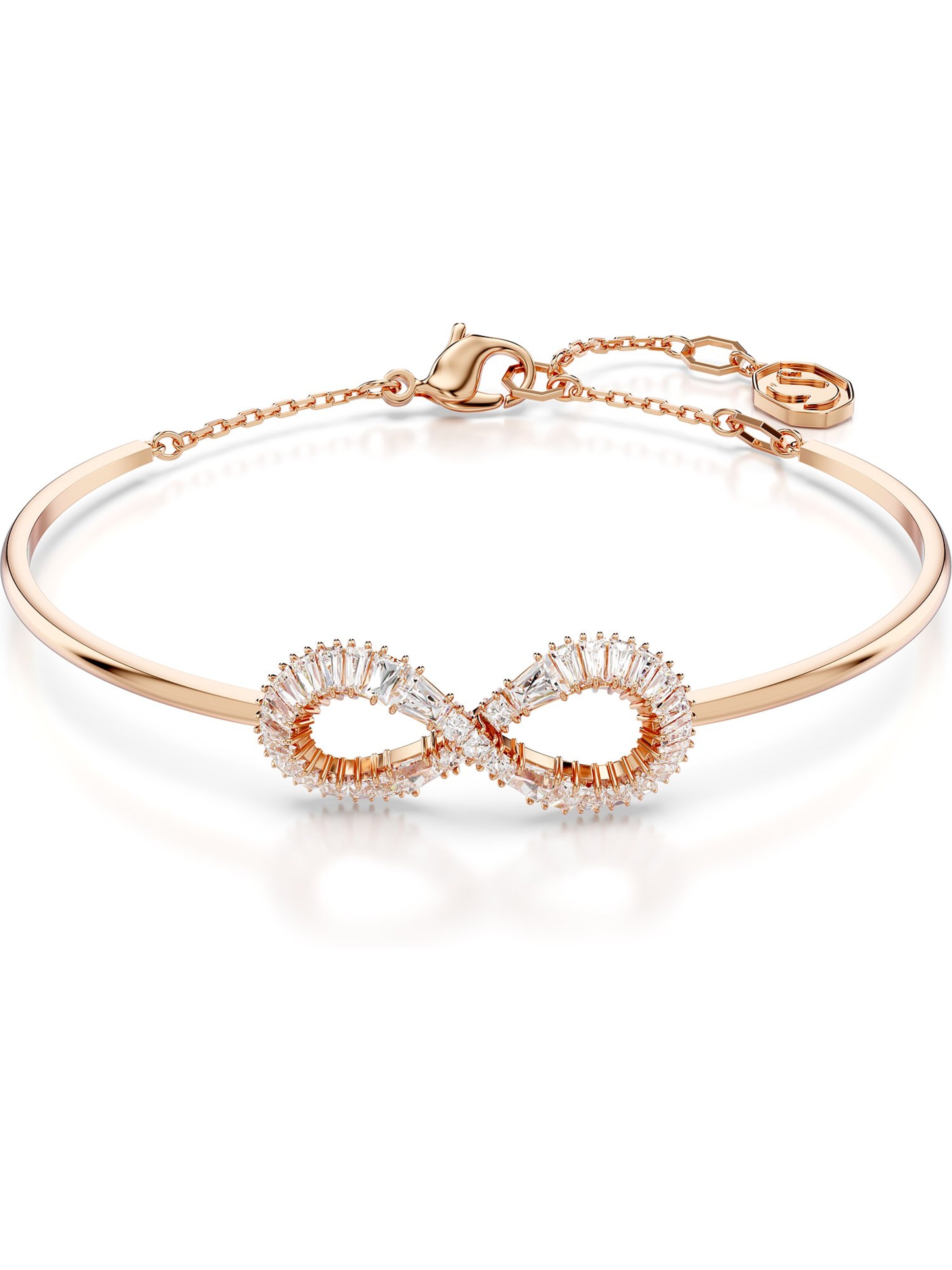 Swarovski love bracelet rose gold store
