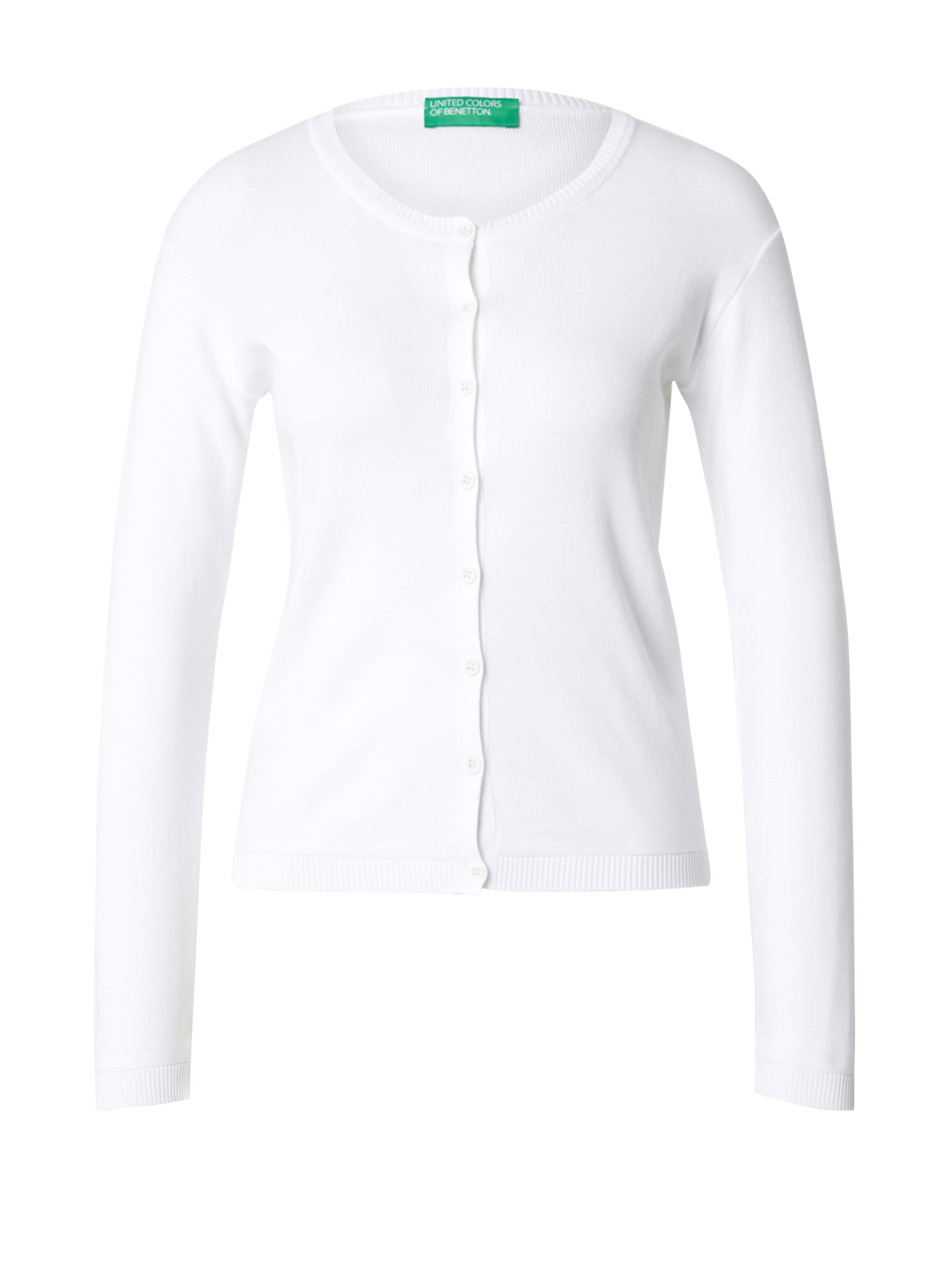 Fehér UNITED COLORS OF BENETTON Kardigán | ABOUT YOU