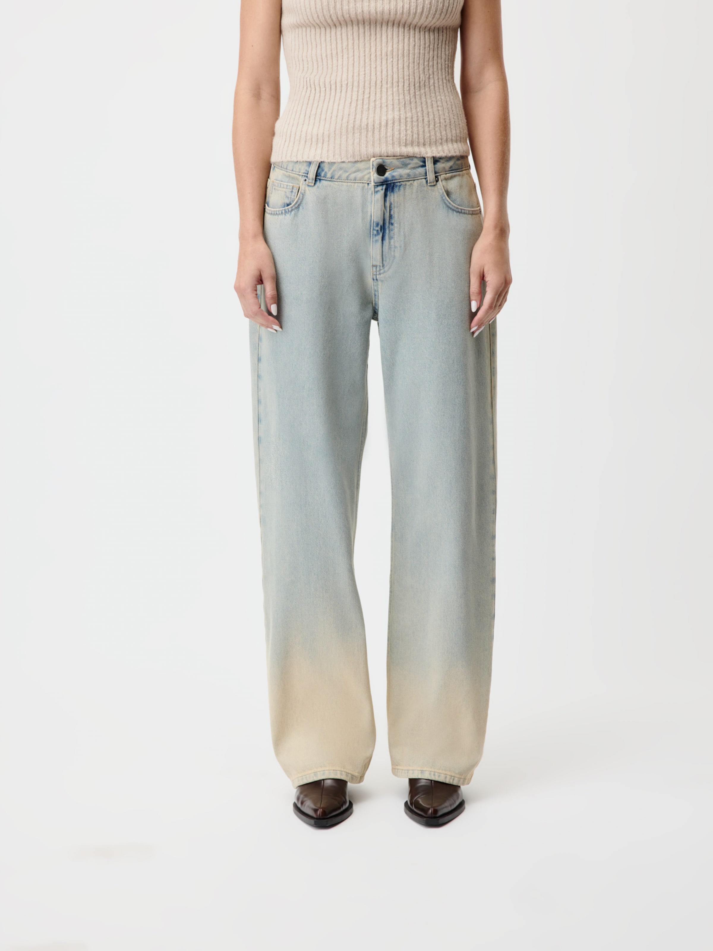 Loosefit Jean LeGer by Lena Gercke en Bleu Denim | ABOUT YOU