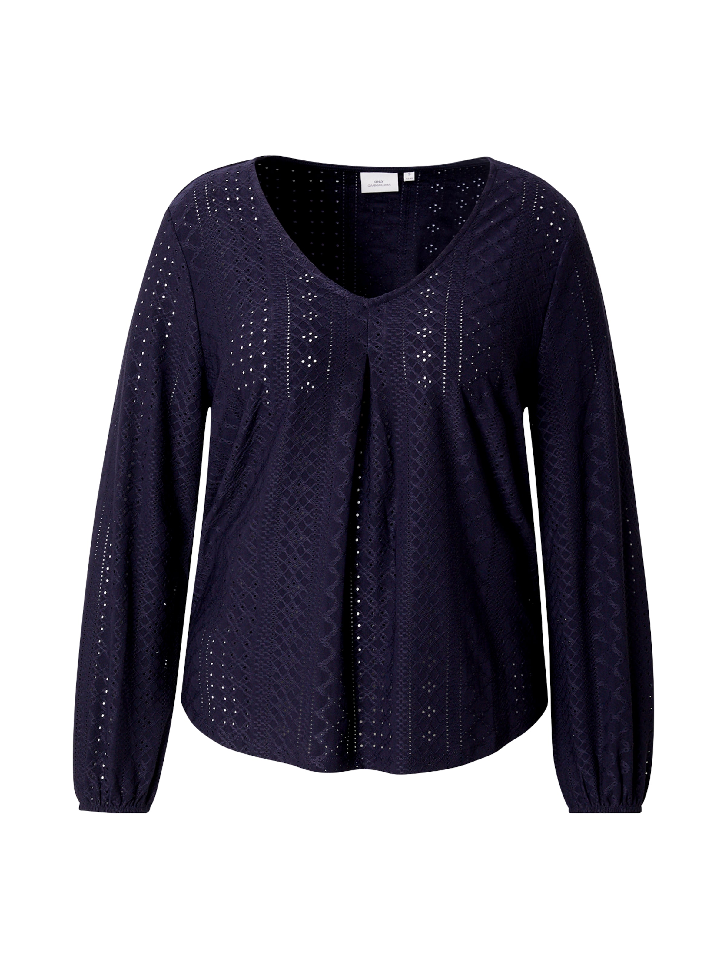 Tamsiai Mėlyna Jūros Spalva ONLY Carmakoma Marškinėliai 'CARSANDRA ...