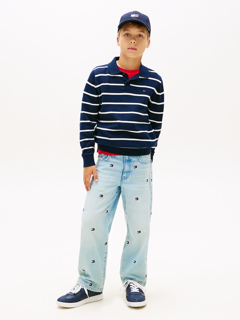 TOMMY HILFIGER Trui 'Essential' in Marine | ABOUT YOU