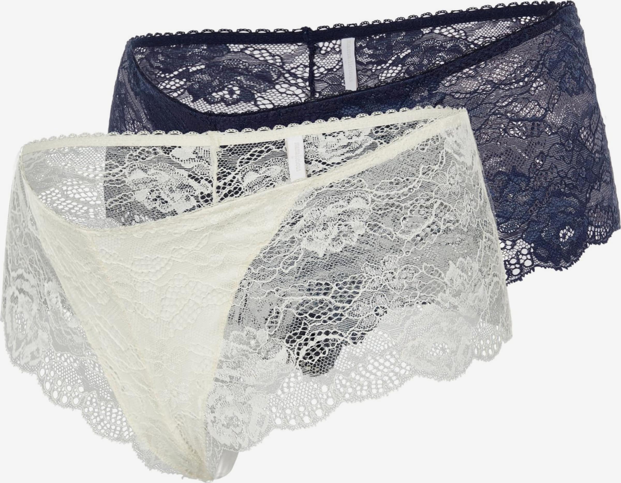 MAMALICIOUS Дамски бикини 'Zenina' в Нейви Синьо, Бяло | ABOUT YOU