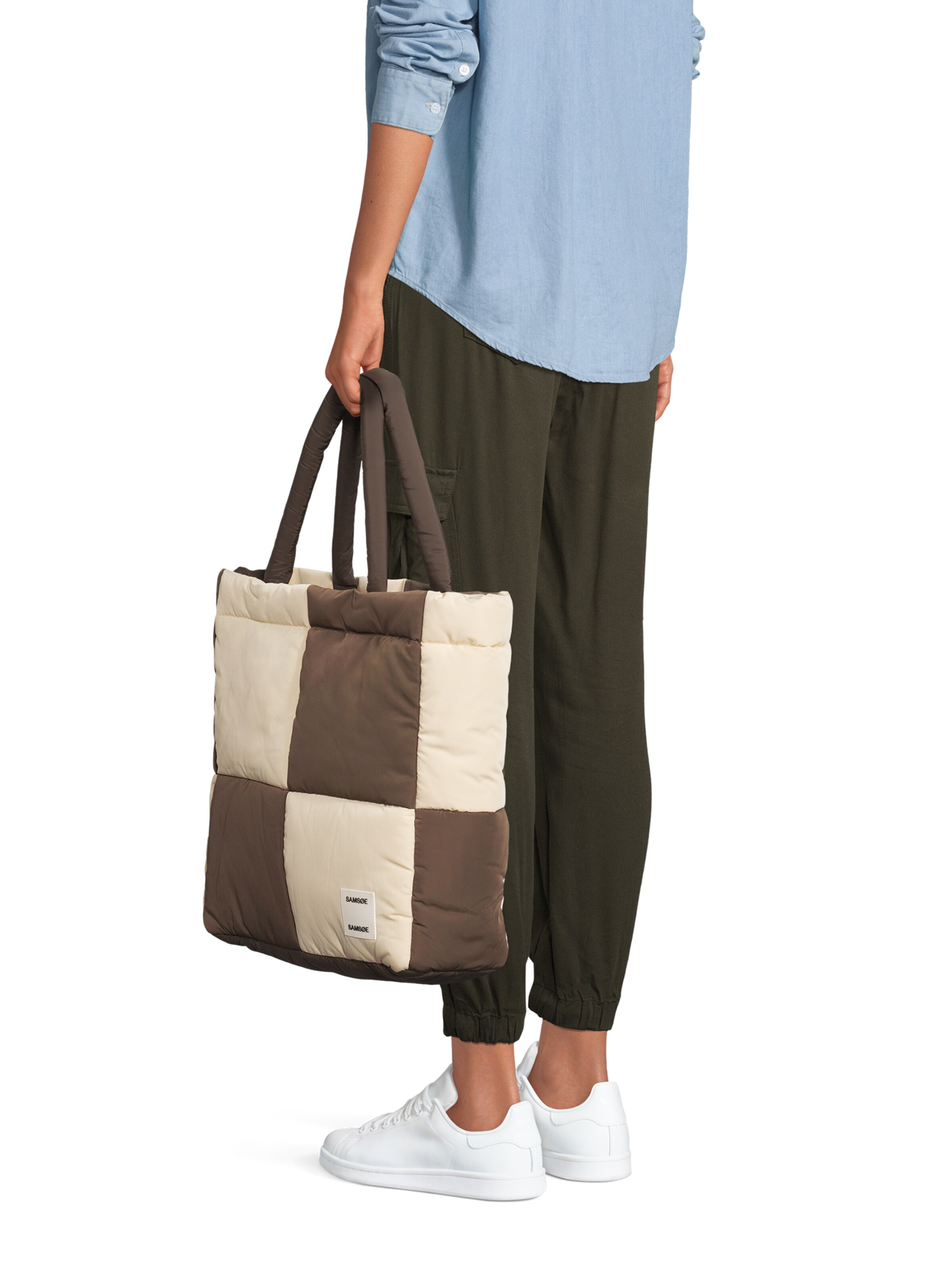 Samsoe Samsoe Shopper 'GABRIELLE' em Bege Claro | ABOUT YOU