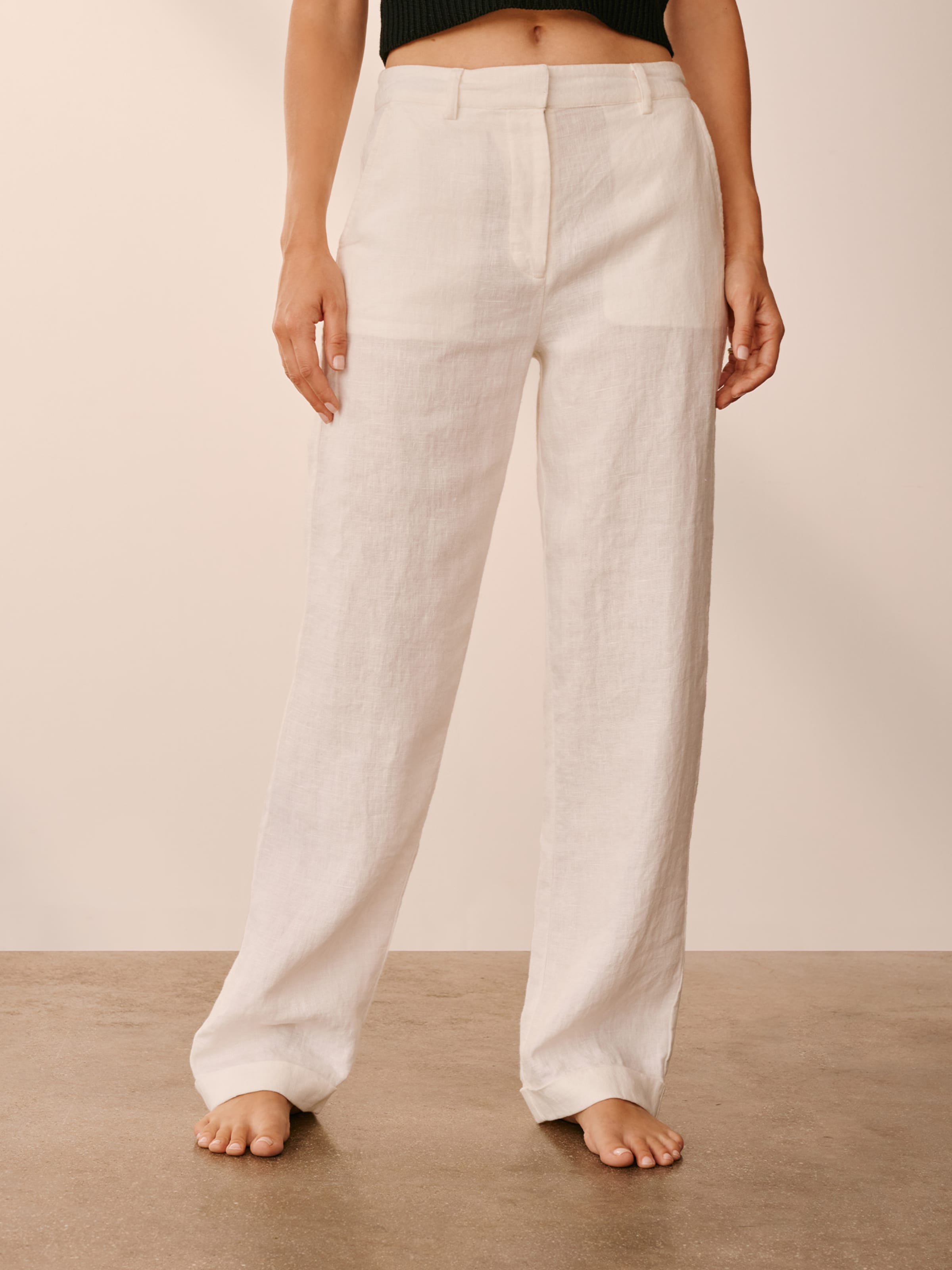 42％割引ホワイト系,M【10％OFF】 ameri MILA LINEN LIKE TAPERED PANTS カジュアルパンツ パンツホワイト系M-OTA.ON.ARENA.NE.JP