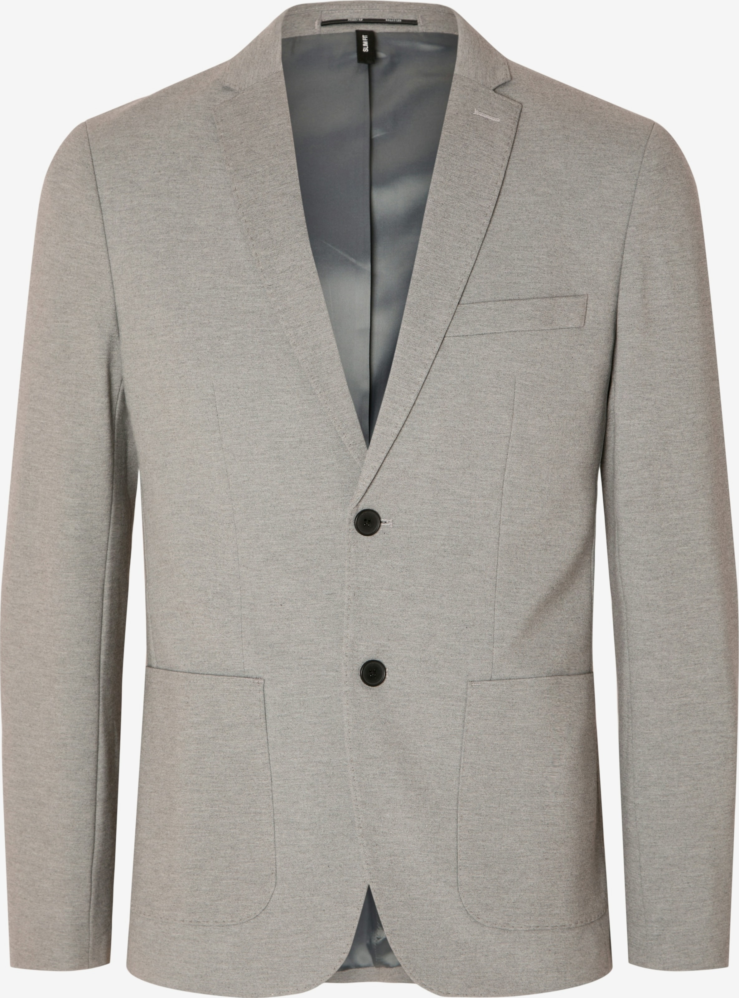 SELECTED HOMME Slim fit Suit Jacket 'Delon' in Mottled Grey | ABOUT YOU