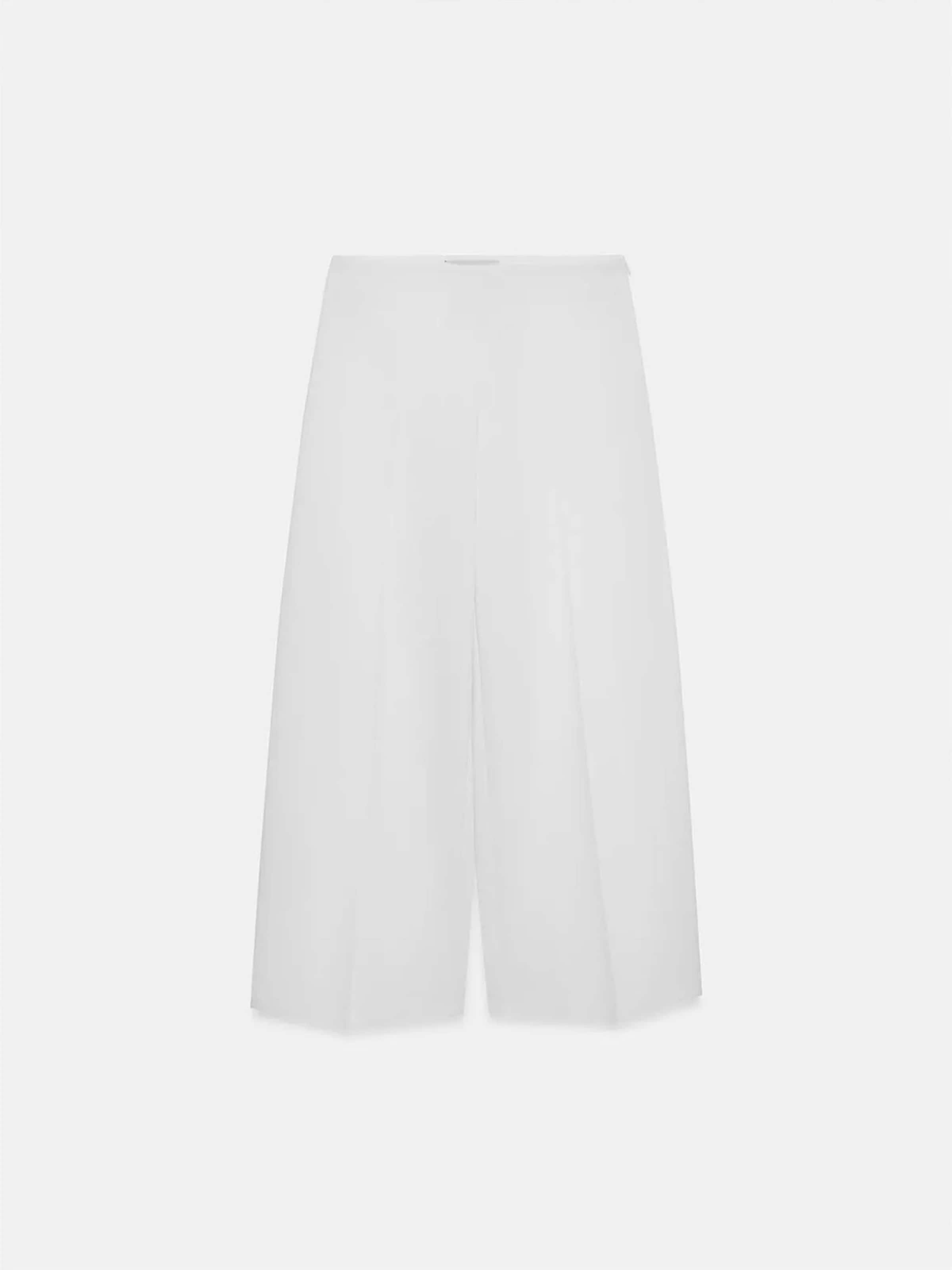 Dilvin Wide leg Broek in Wit | ABOUT YOU