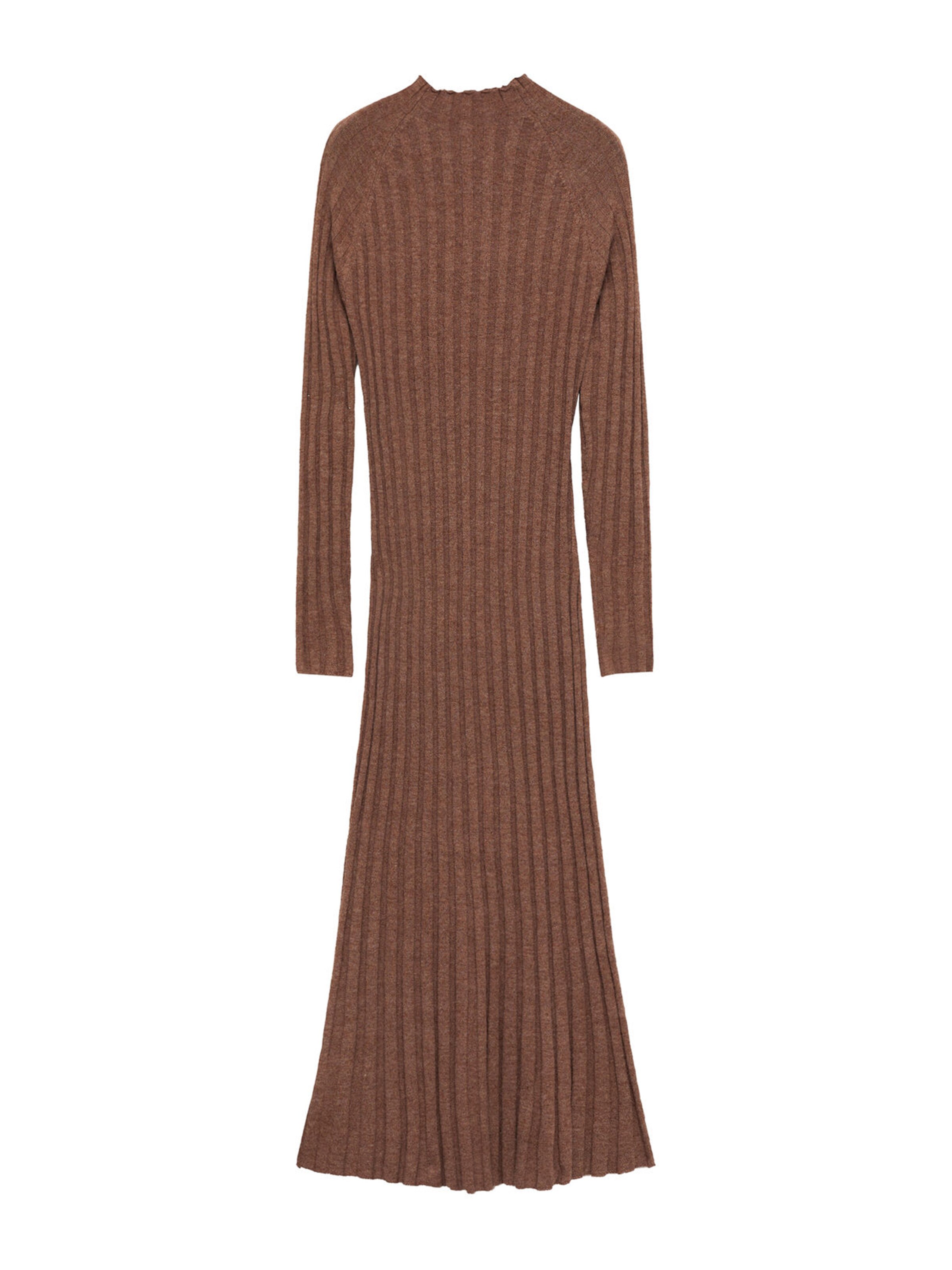 MANGO Gebreide jurk 'FLURRY' in Karamel | ABOUT YOU