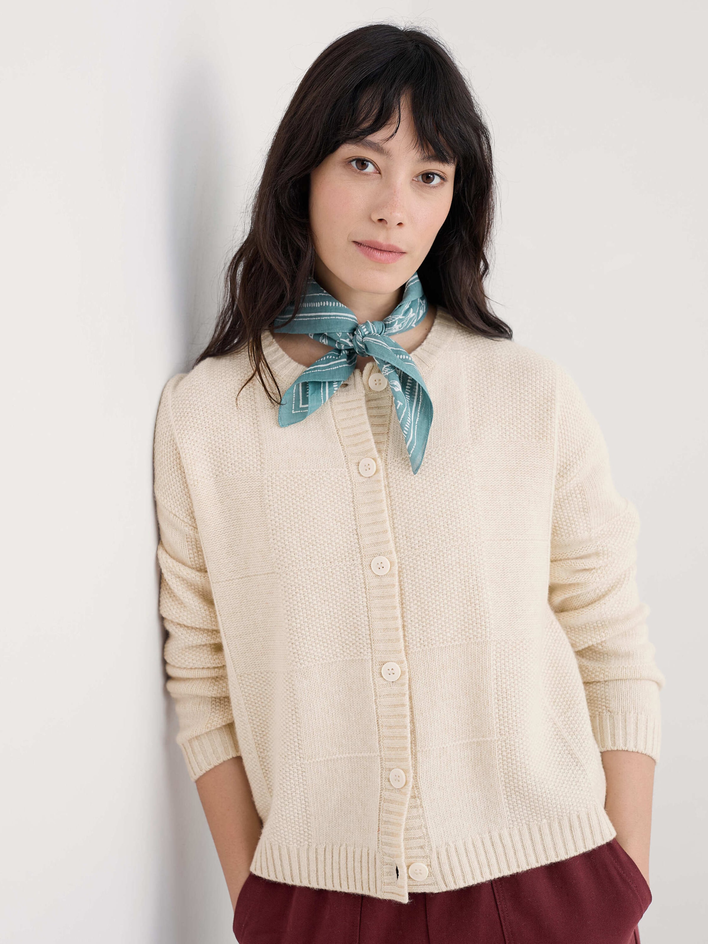 Seasalt Cornwall Scarf 'Sailor' in Emerald | ABOUT YOU