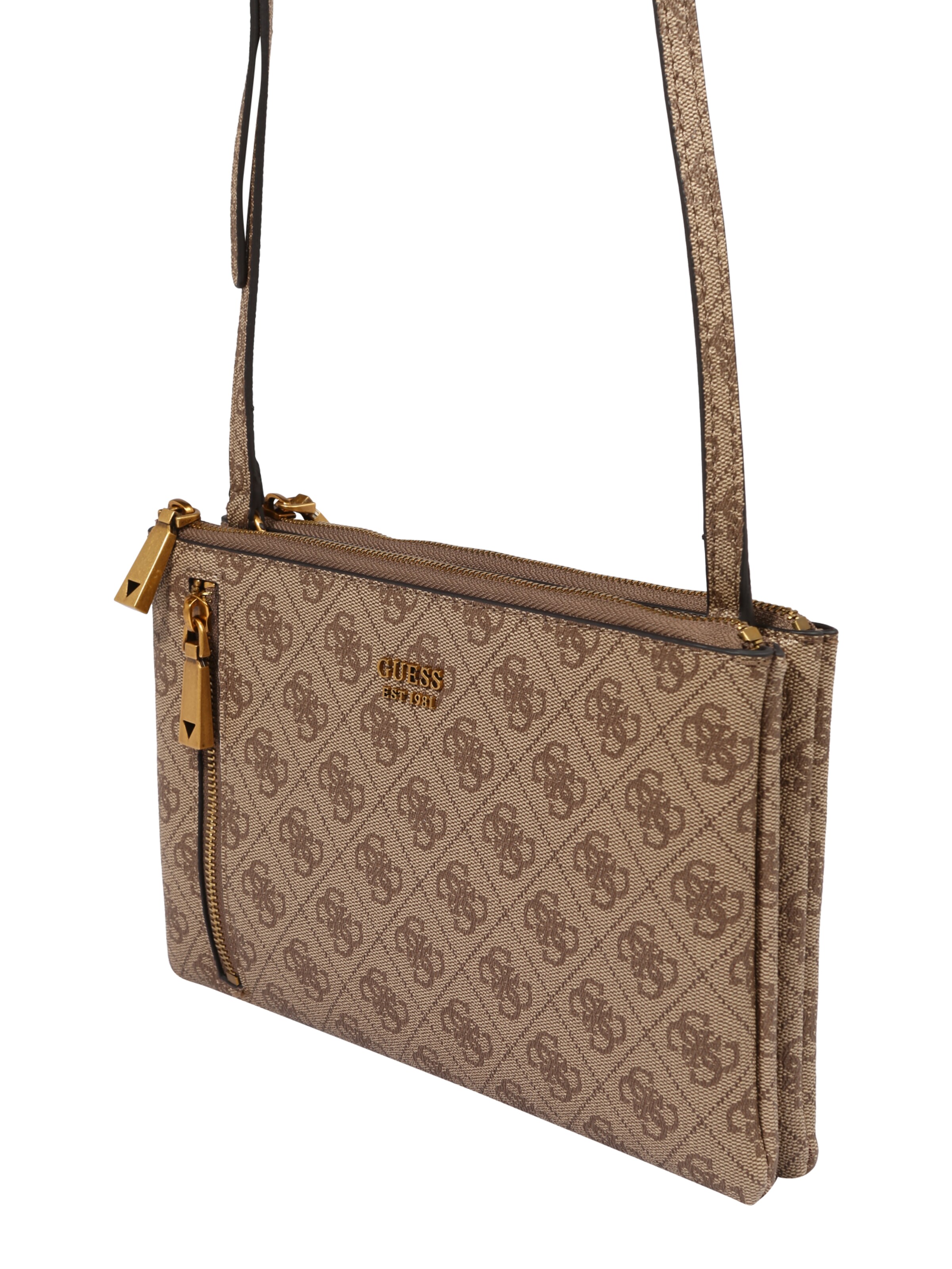 GUESS Mala de ombro 'Naya' em Bege | ABOUT YOU