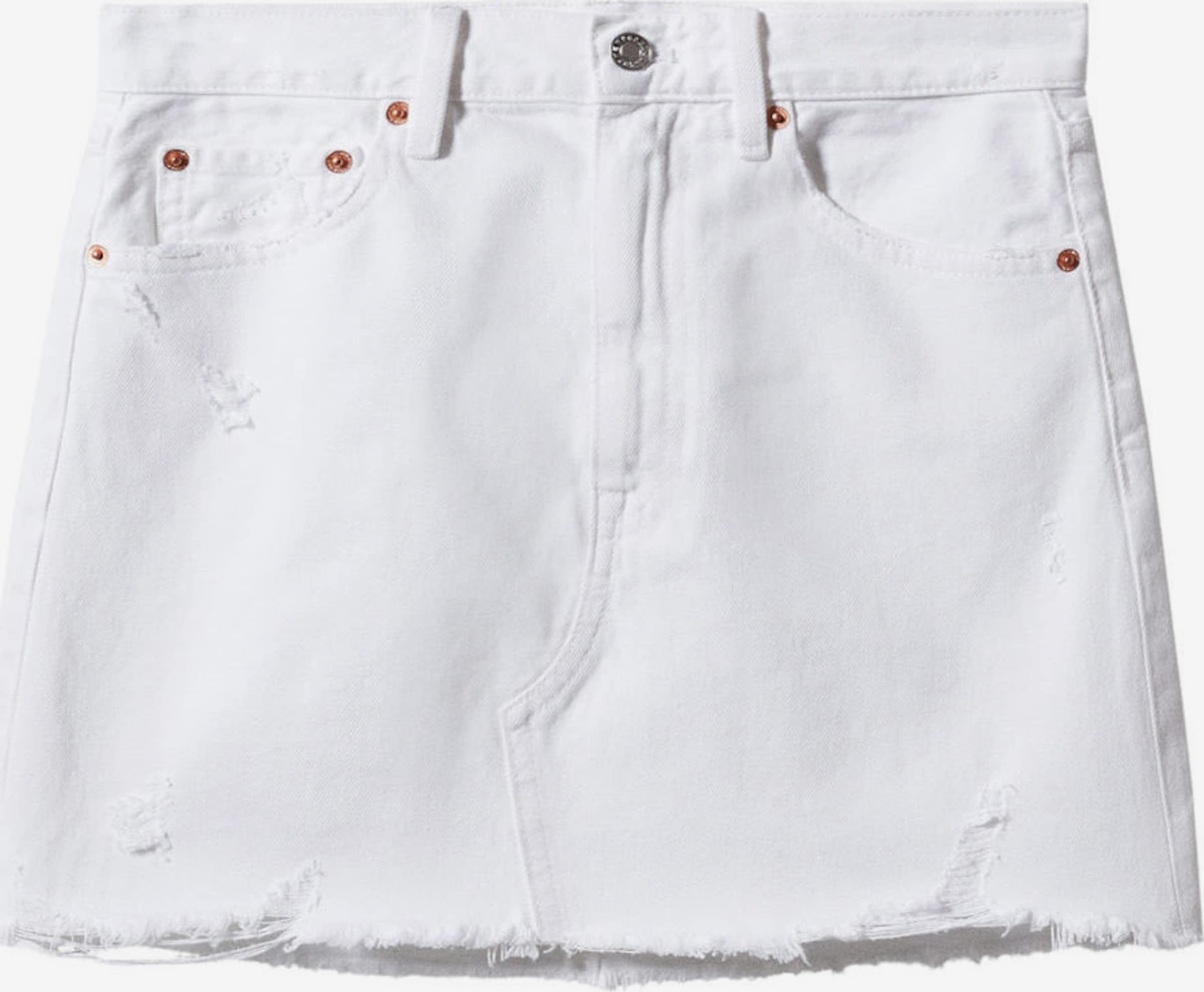 MANGO Rock 'HAILEY' in White Denim | ABOUT YOU