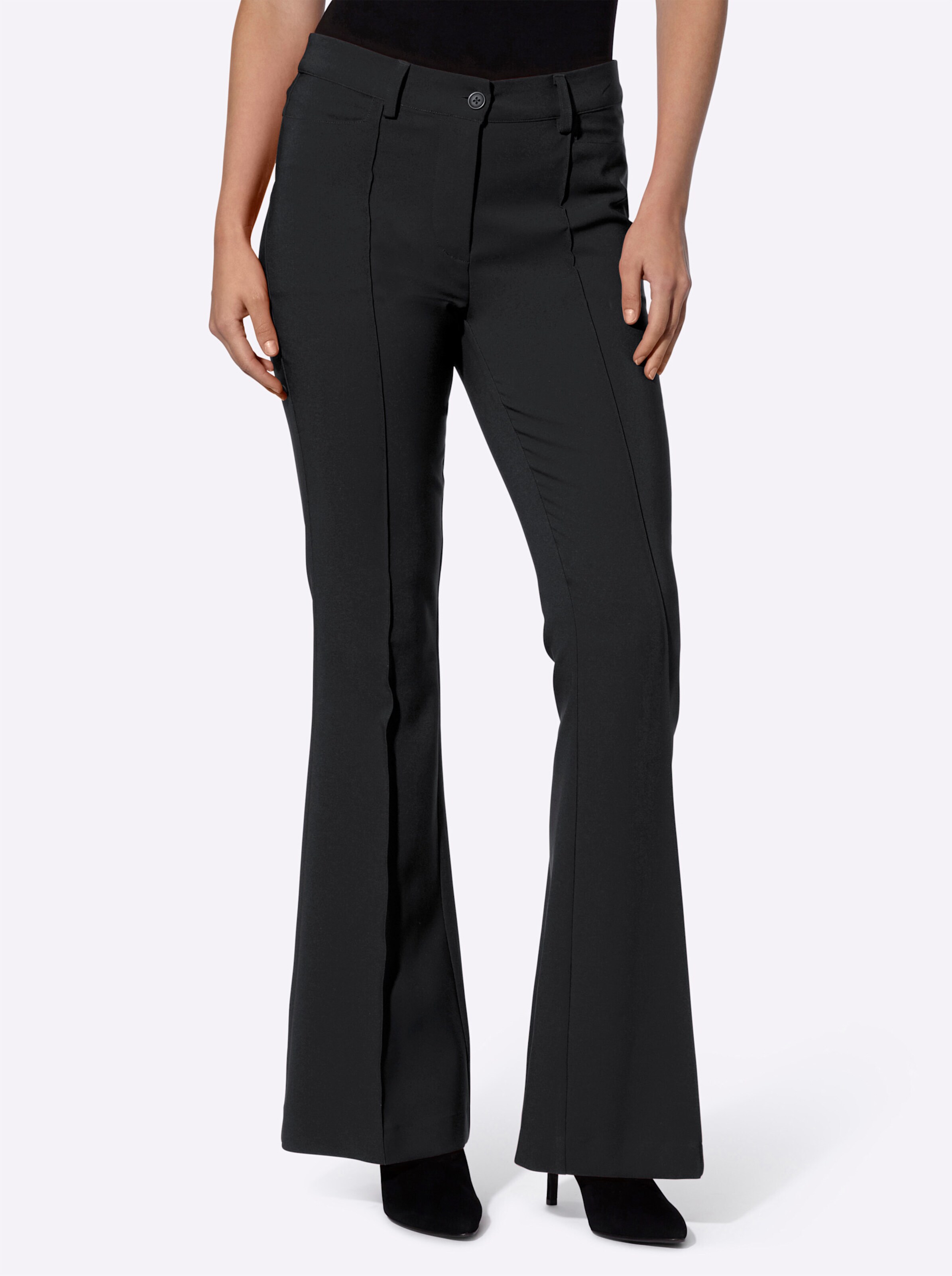 heine Flared Hose in Schwarz | ABOUT YOU