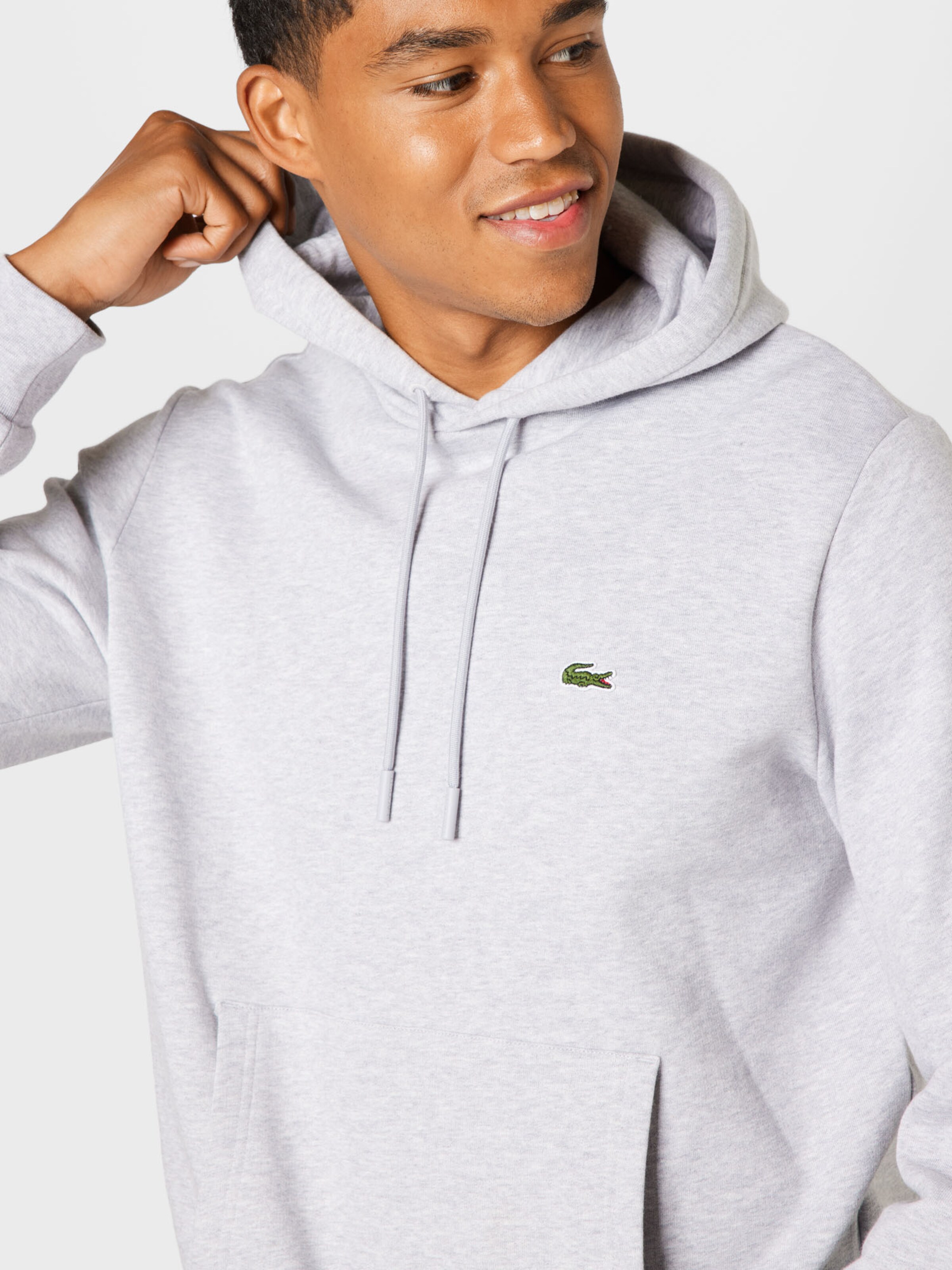 Lacoste hooded shirt store