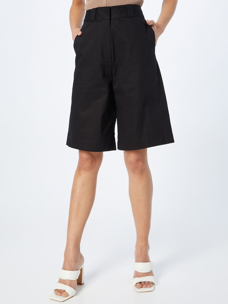 Knielange Shorts Damen