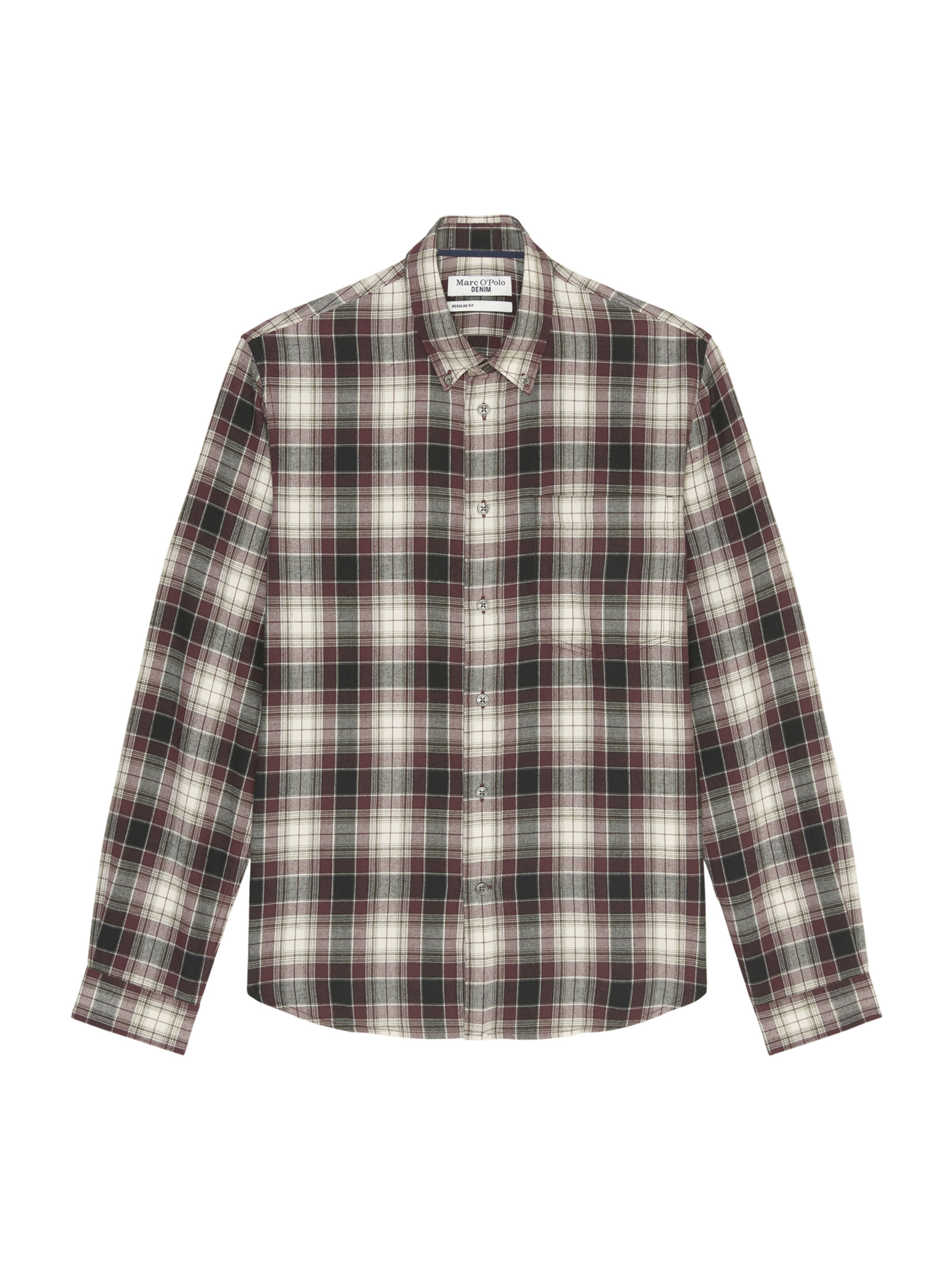 Raudona Marc O'Polo Standartinis modelis Marškiniai | ABOUT YOU