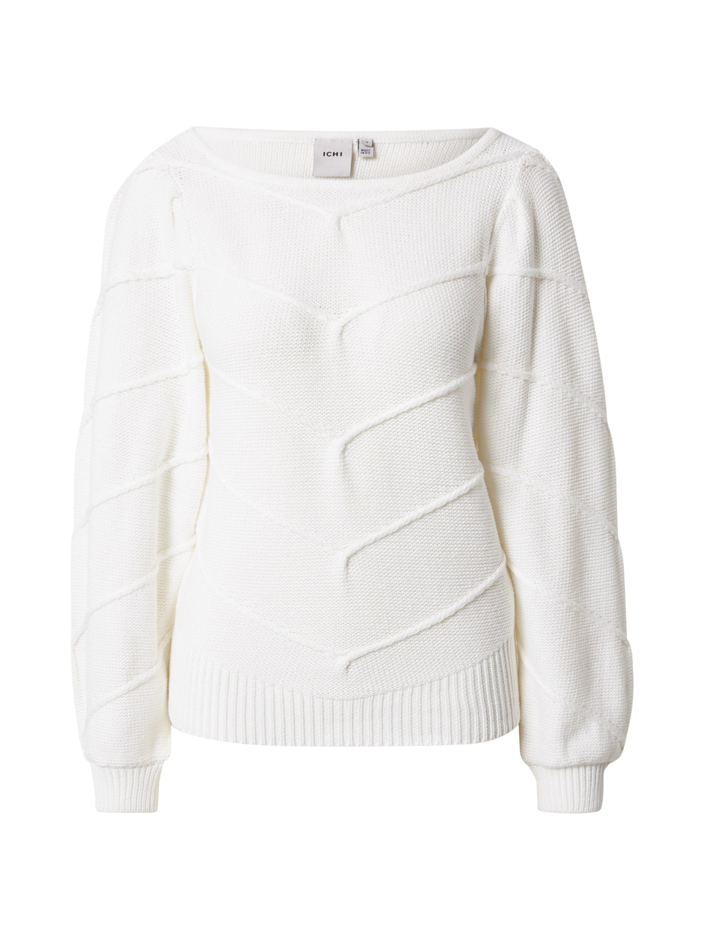 ICHI Sweater 'PILAR' in White | ABOUT YOU