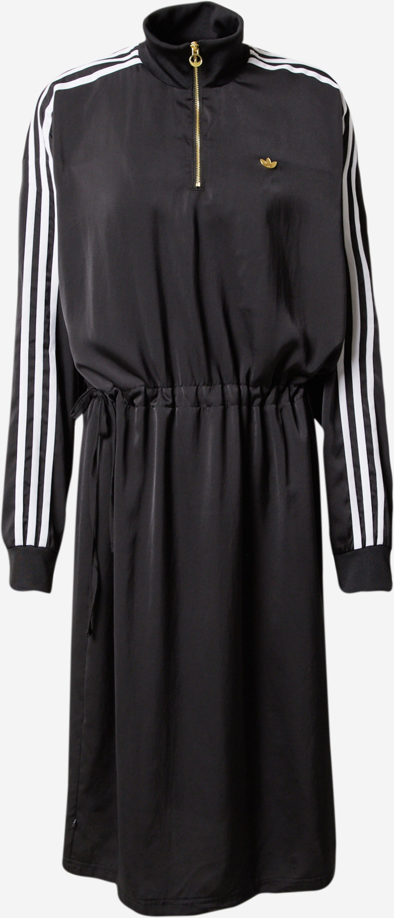 ADIDAS ORIGINALS Rochie 'High-Neck Zip' pe Negru | ABOUT YOU