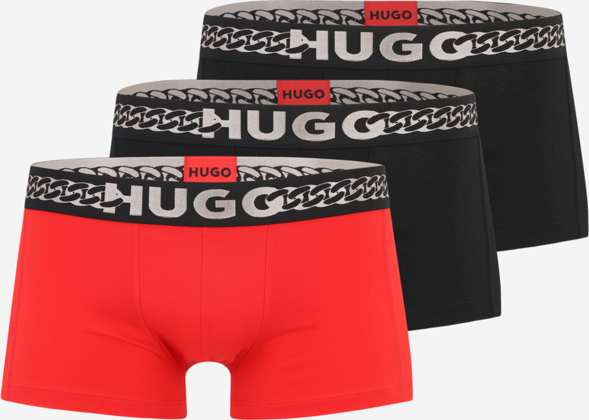 Raudona, Juoda HUGO Boxer trumpikės | ABOUT YOU