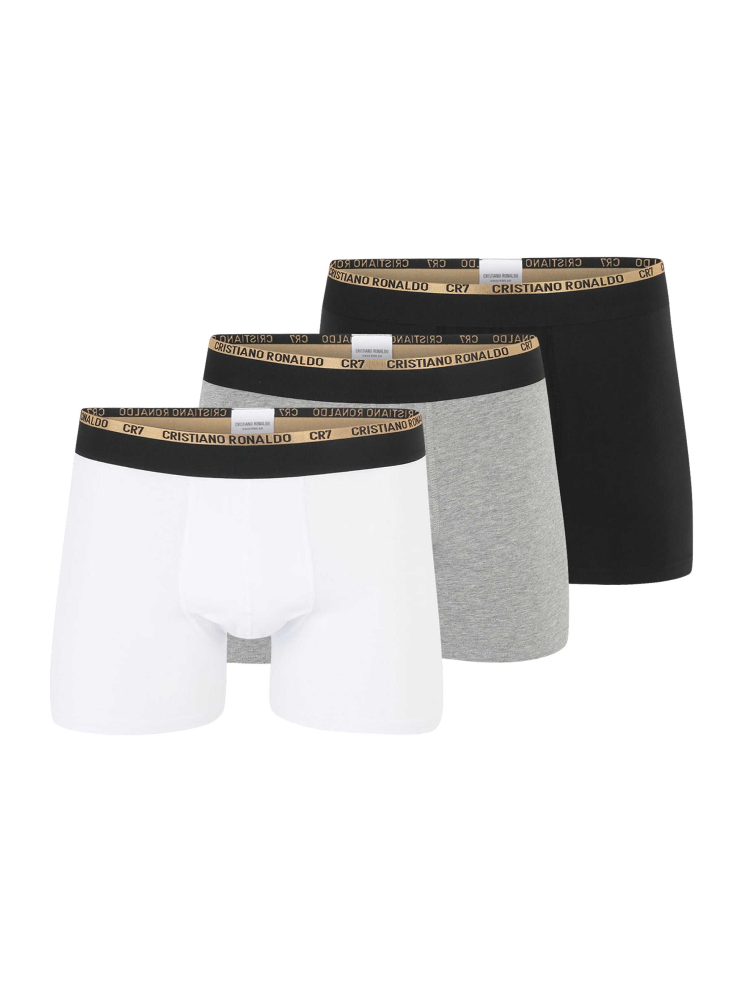 CR7 - Cristiano Ronaldo Regular Boxer shorts in Mottled Grey, Black ...