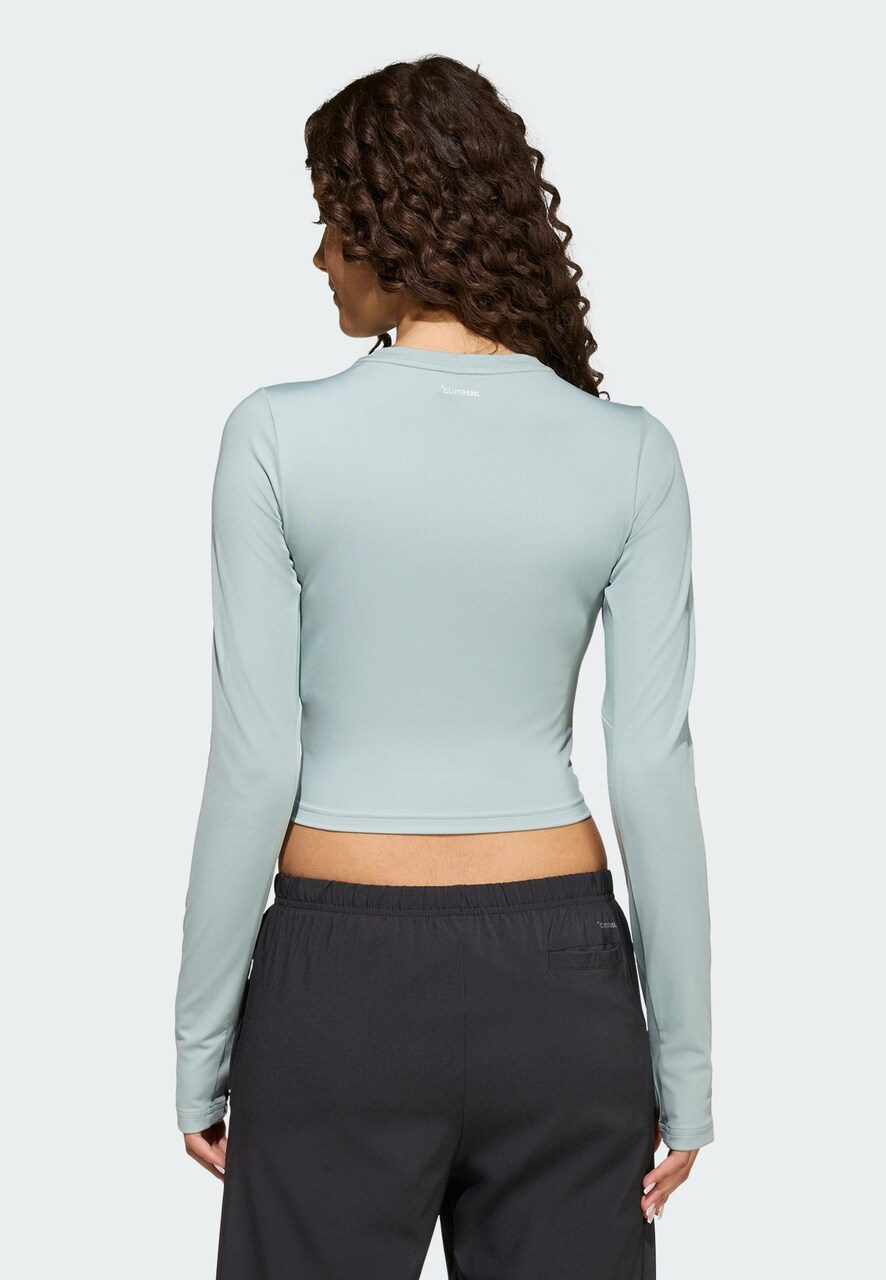 ADIDAS SPORTSWEAR Camisa funcionais 'TECHFIT LONGSLEEVE' em Menta ...