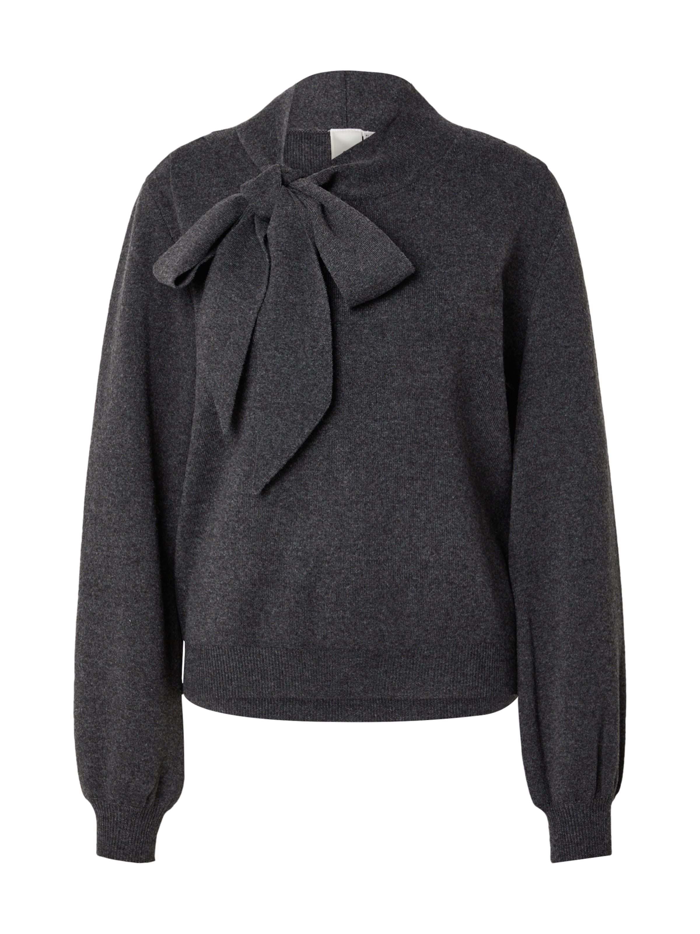 Tamsiai Pilka YAS Megztinis 'YASASSI' | ABOUT YOU