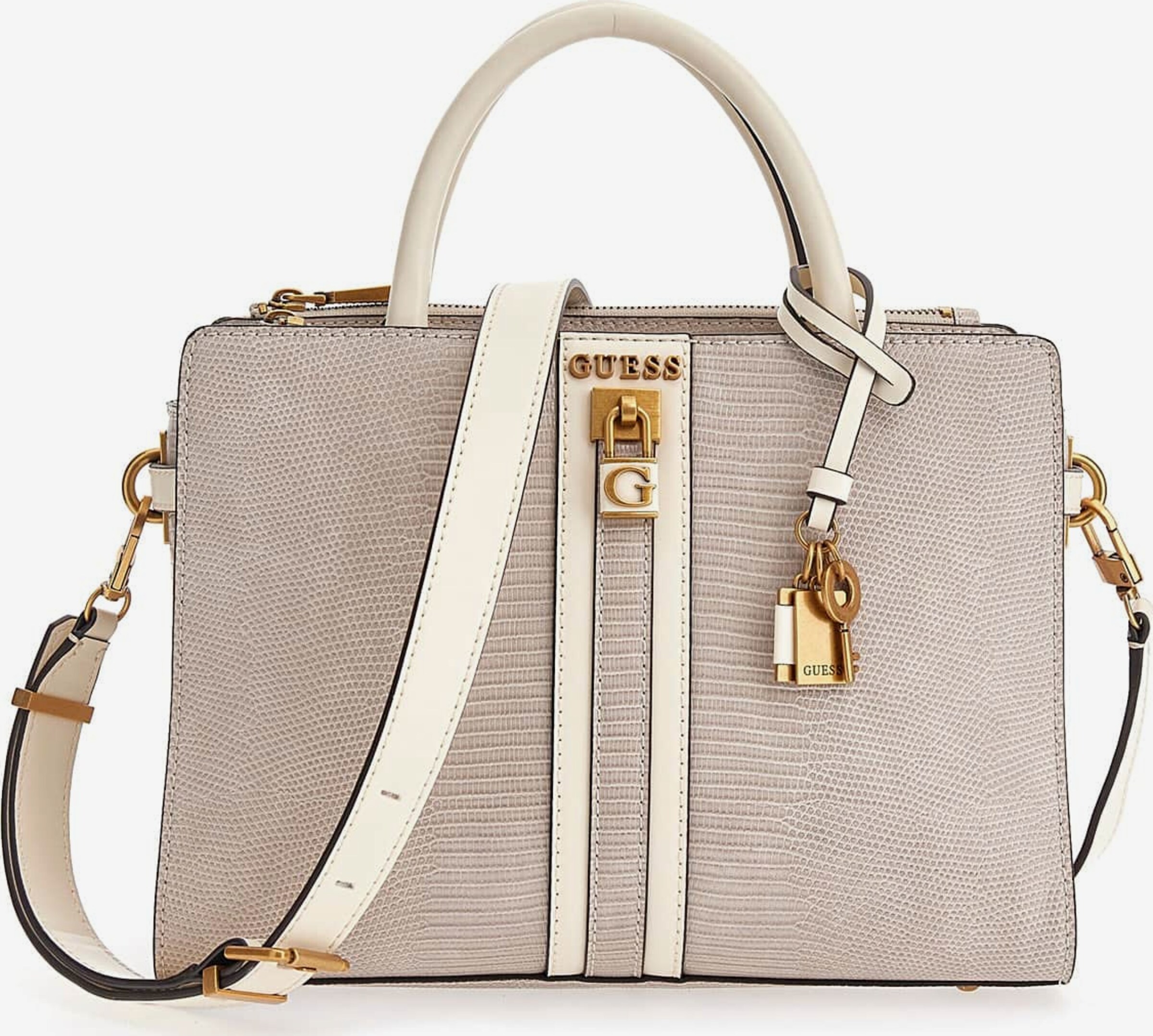 GUESS Handtasche 'Ginevra' in Creme | ABOUT YOU