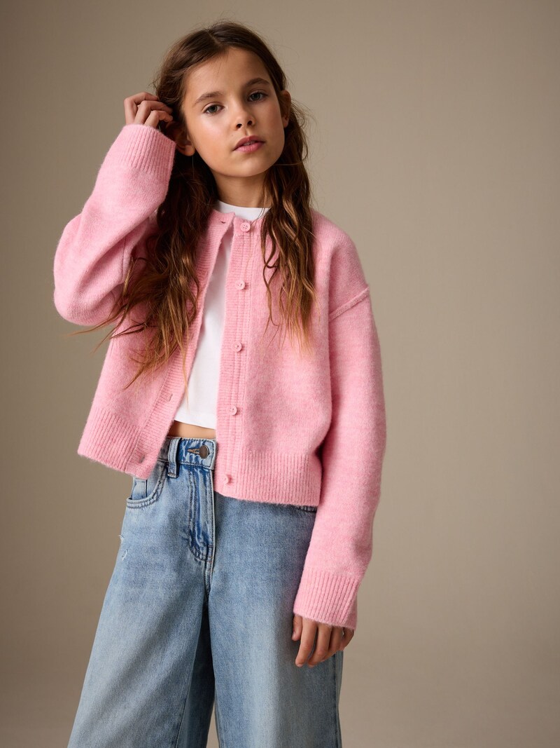 Next Gebreid vest in Rosé | ABOUT YOU