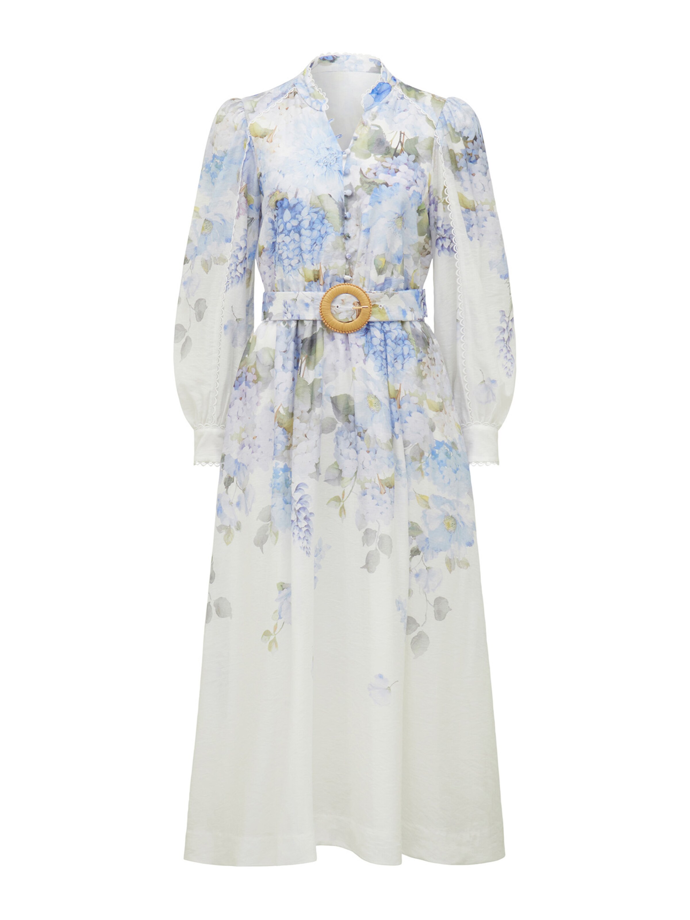 Forever New Kleid 'Peyton' in Pastellblau, Hellblau, Weiß | ABOUT YOU