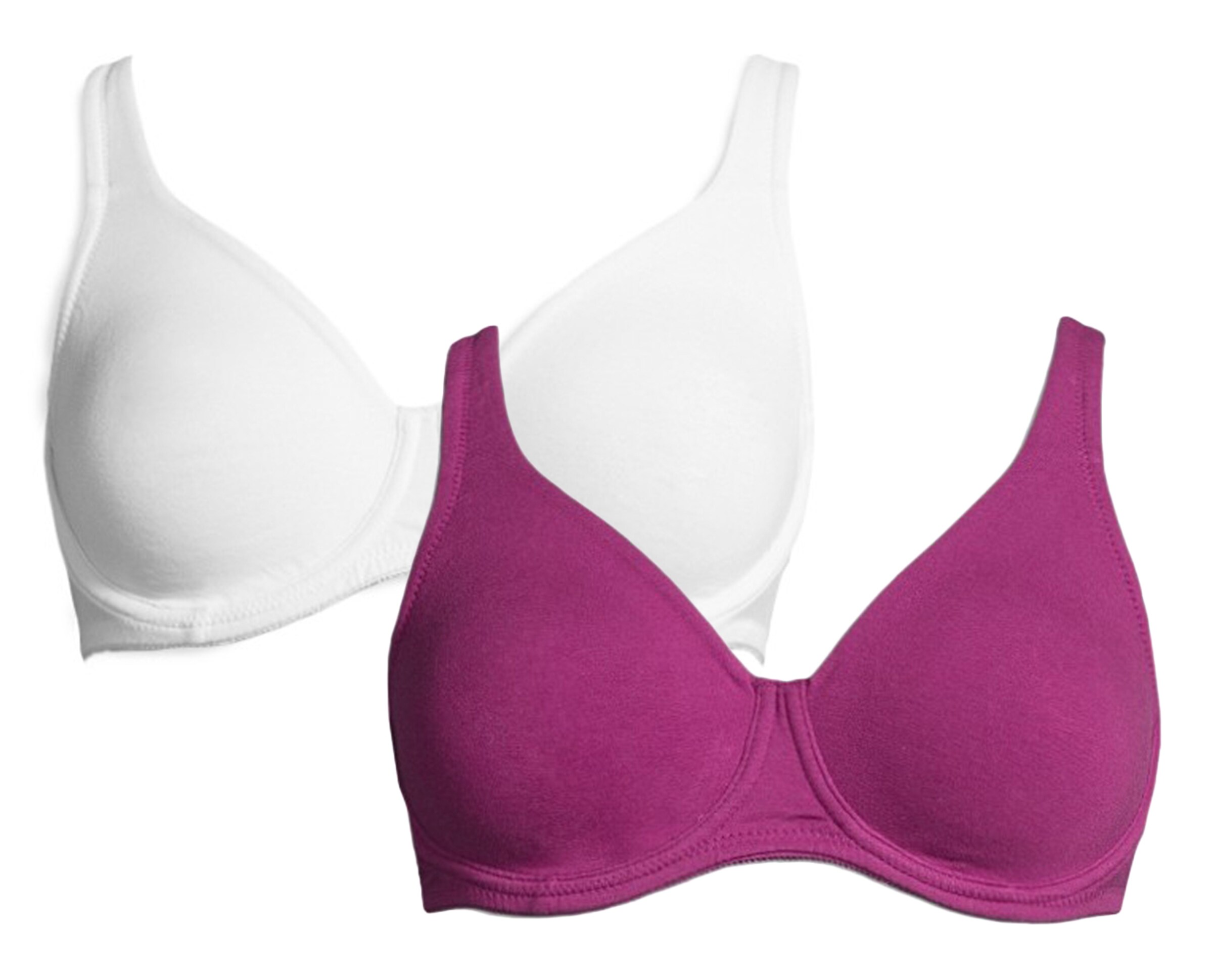 PETITE FLEUR Minimizer-BH in beere / weiß | ABOUT YOU