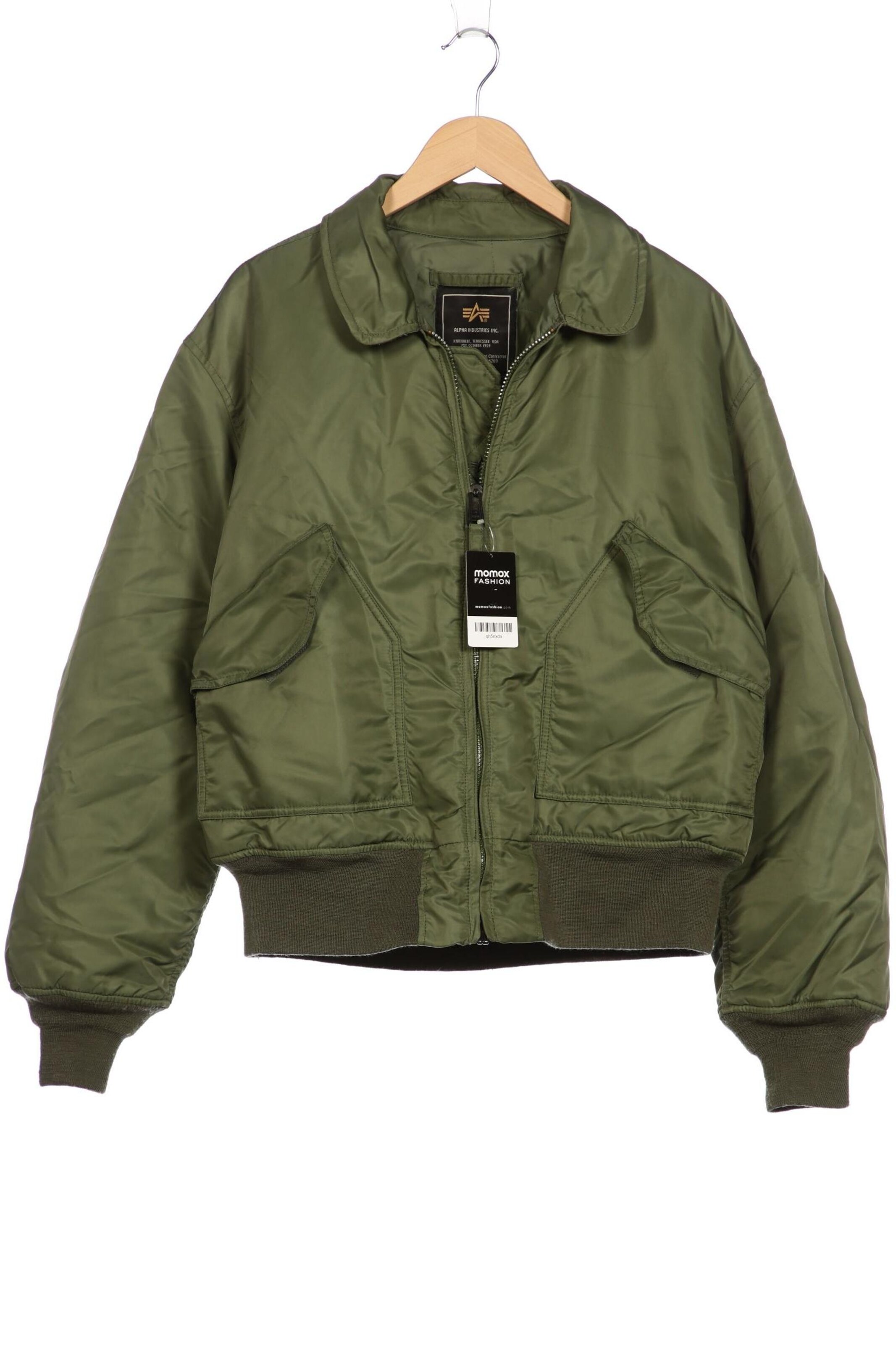 ALPHA INDUSTRIES Jacke XL in Grün | ABOUT YOU
