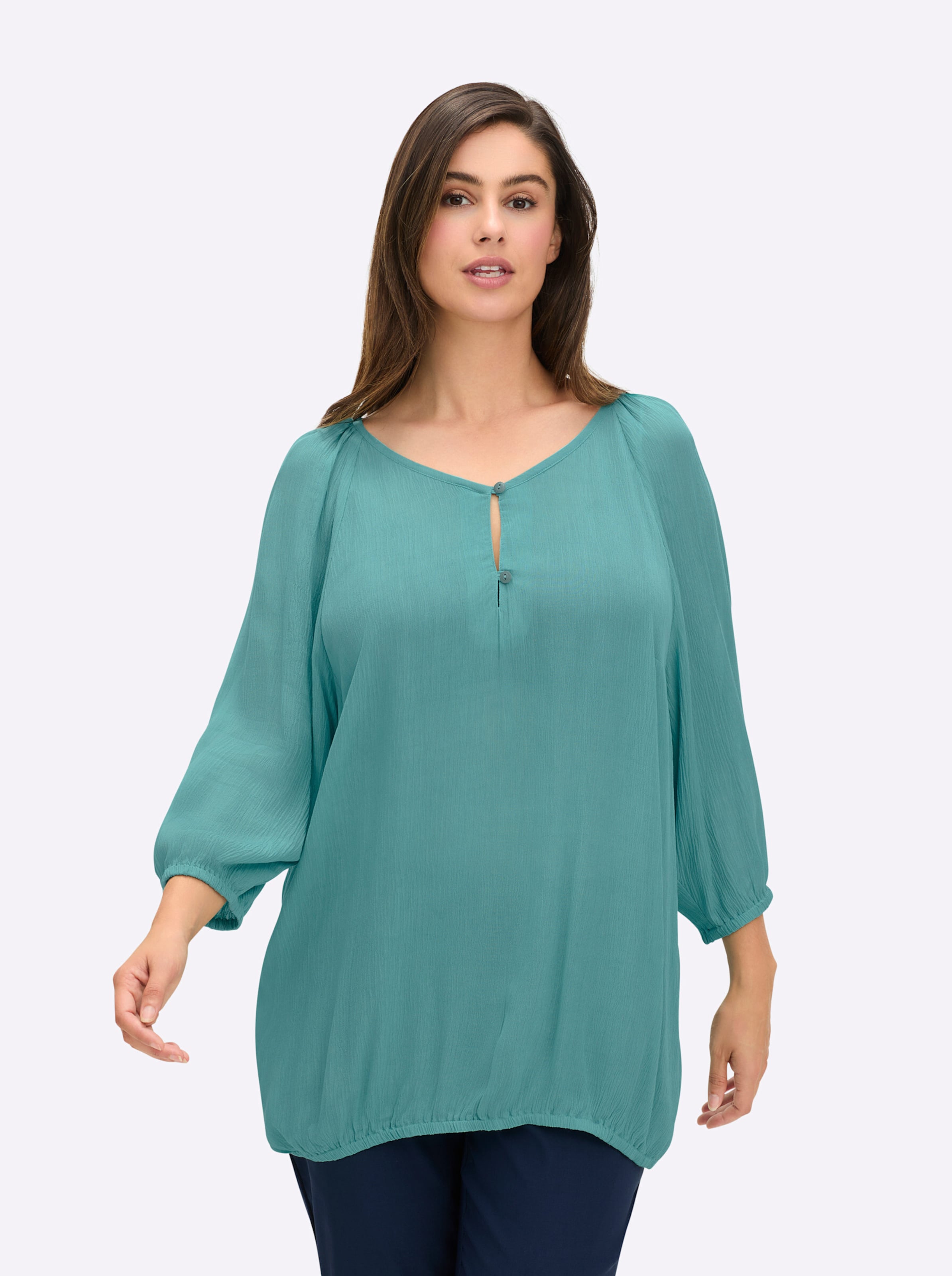 Chemisier SHEEGO en Turquoise | ABOUT YOU
