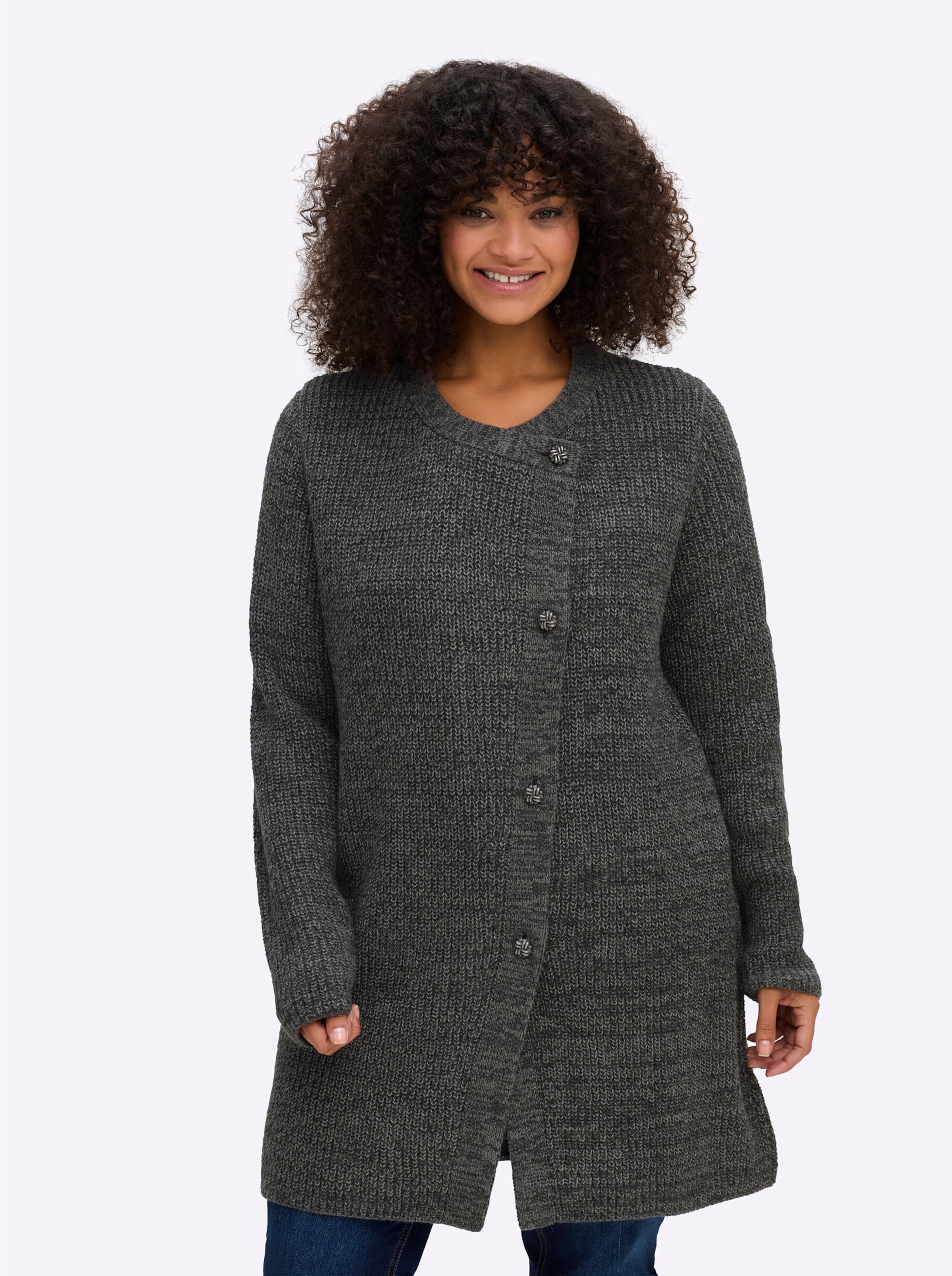 Cardigan SHEEGO en Graphite | ABOUT YOU