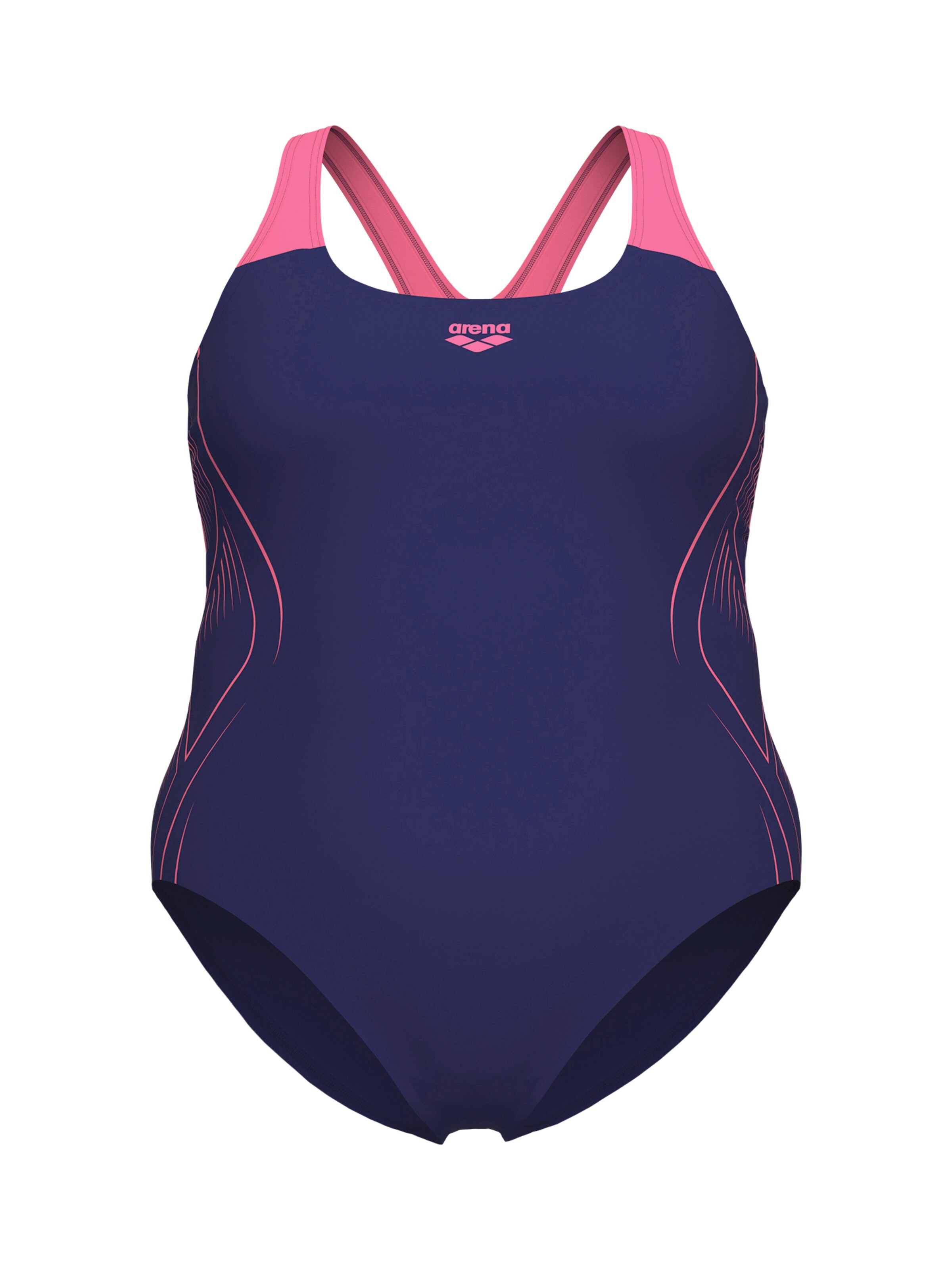 ARENA Bustier Badeanzug 'REFLECTING PLUS' in Indigo | ABOUT YOU