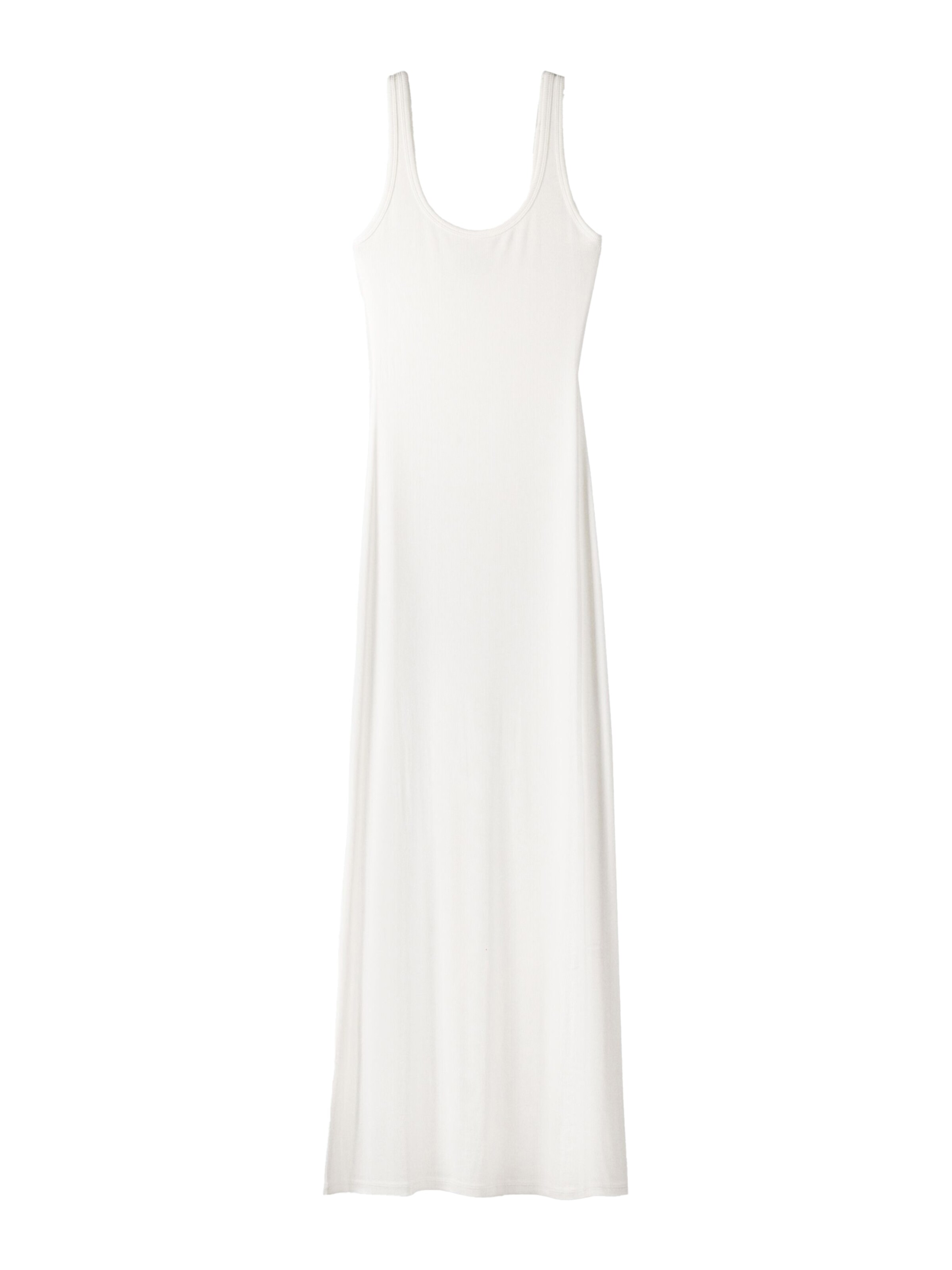 Bershka Šaty vo farbe Šedobiela | ABOUT YOU